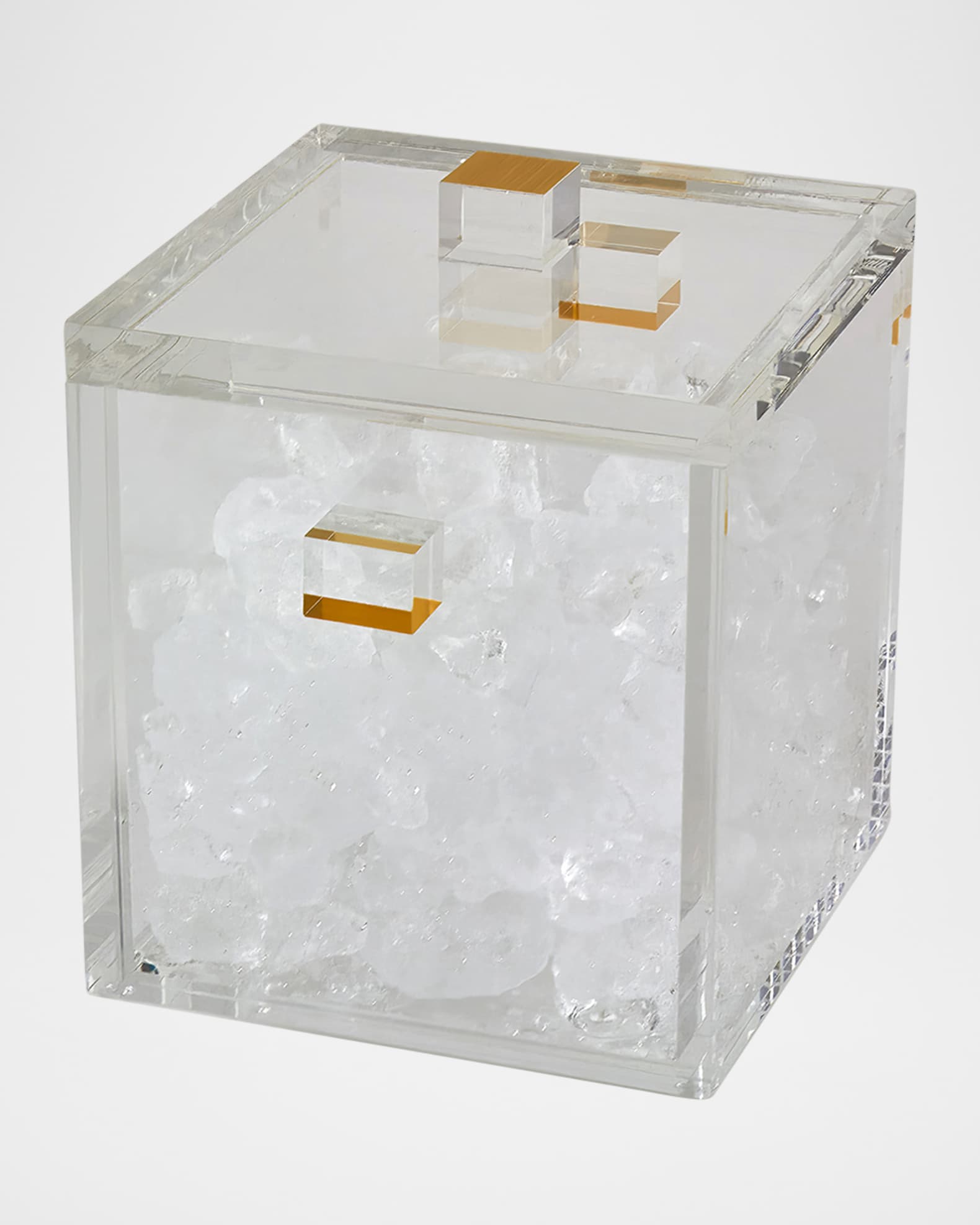 Clear Lucite Ice Bucket with Lid | Neiman Marcus
