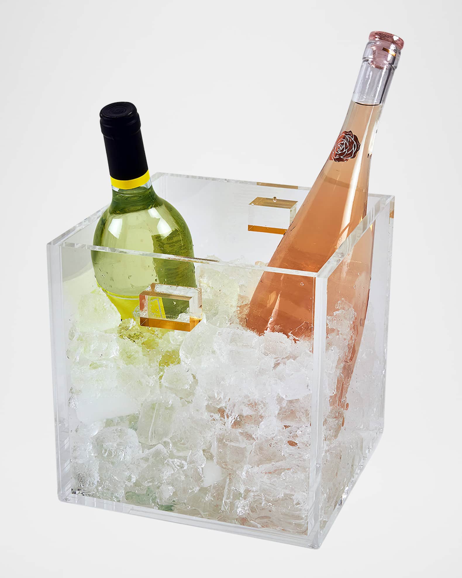 Clear Lucite Wine Cooler with Handles | Neiman Marcus
