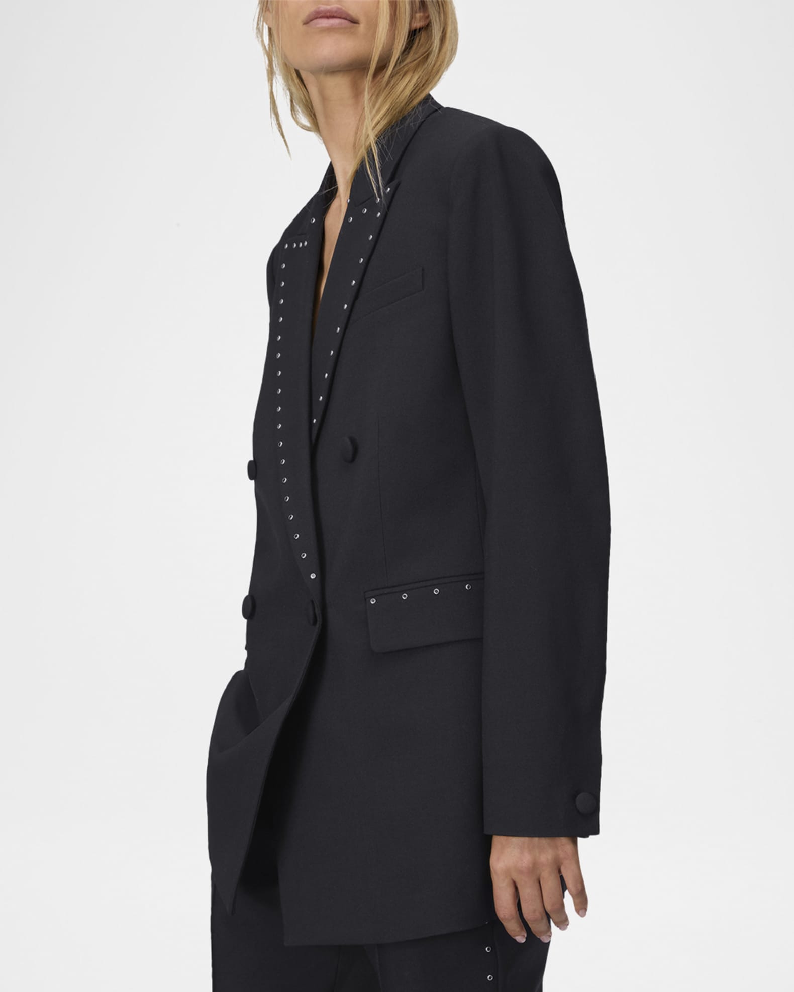 Rag & Bone Emile Studded Blazer | Neiman Marcus