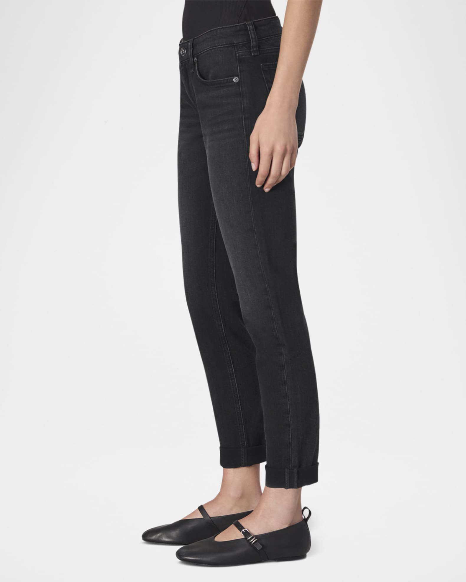 Rag & Bone Dre Low-Rise Slim Boyfriend Jeans | Neiman Marcus