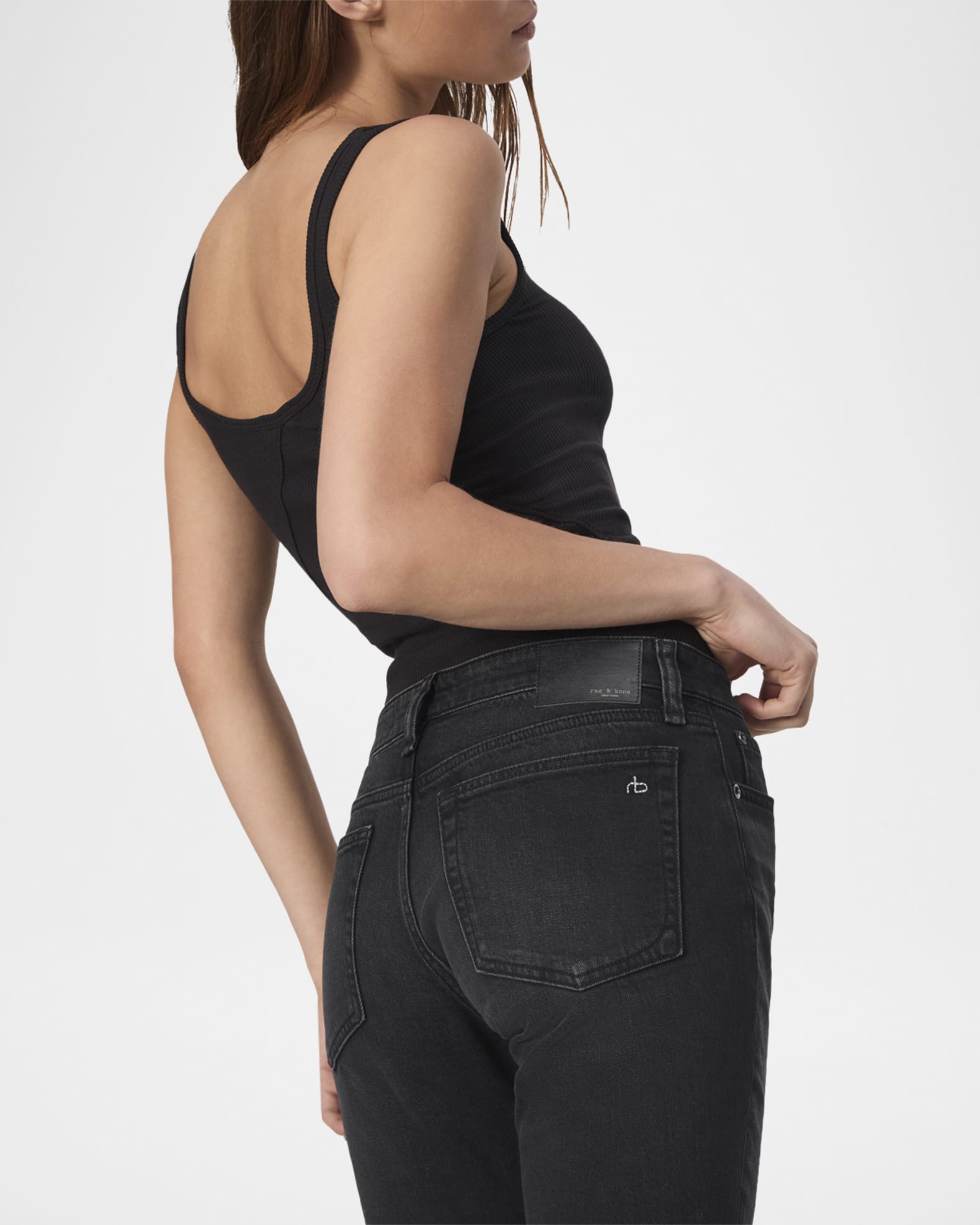 Rag & Bone Dre Low-Rise Slim Boyfriend Jeans | Neiman Marcus