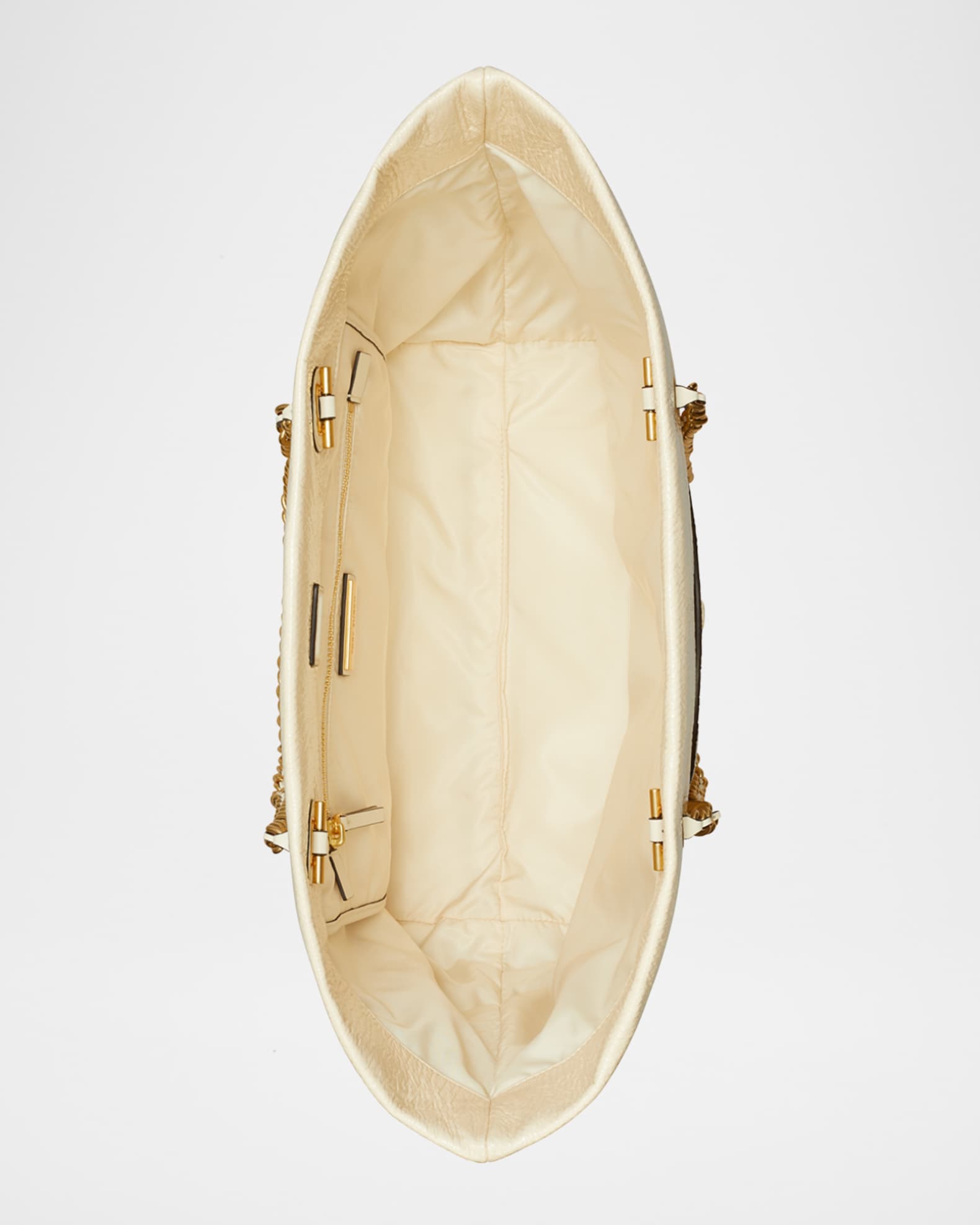 Tory Burch Ella Crinkled Patent Chain Tote Bag | Neiman Marcus