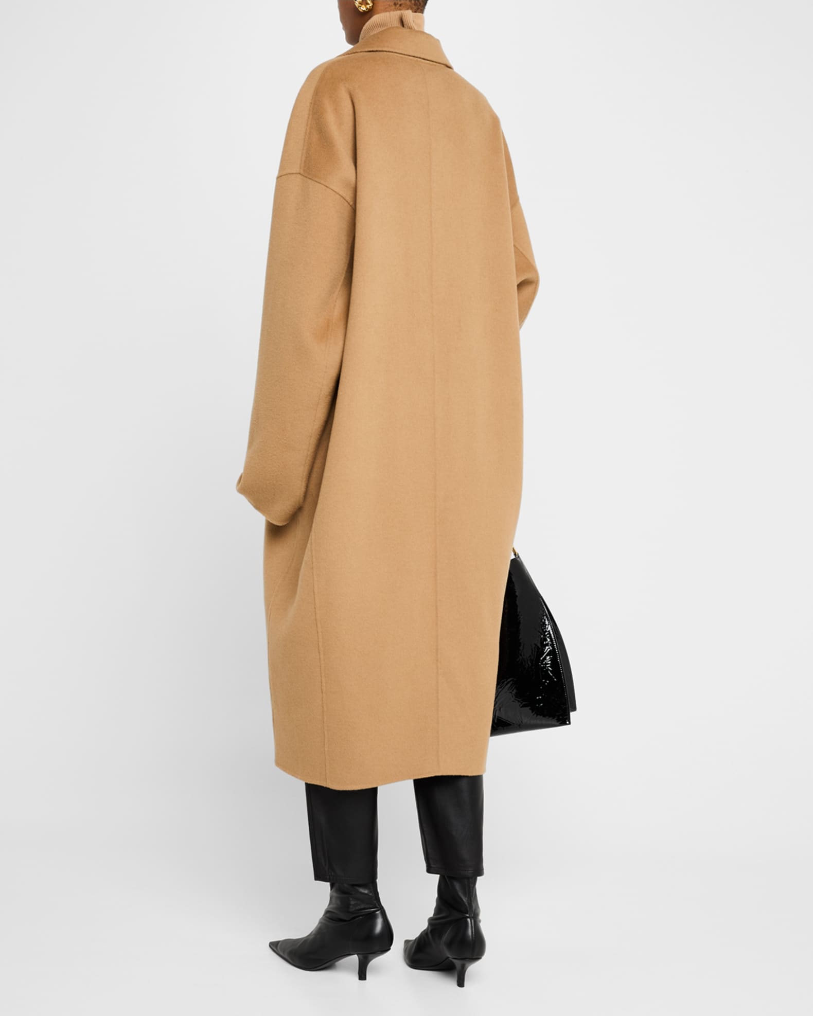 Toteme Double-Wool Cocoon Coat | Neiman Marcus