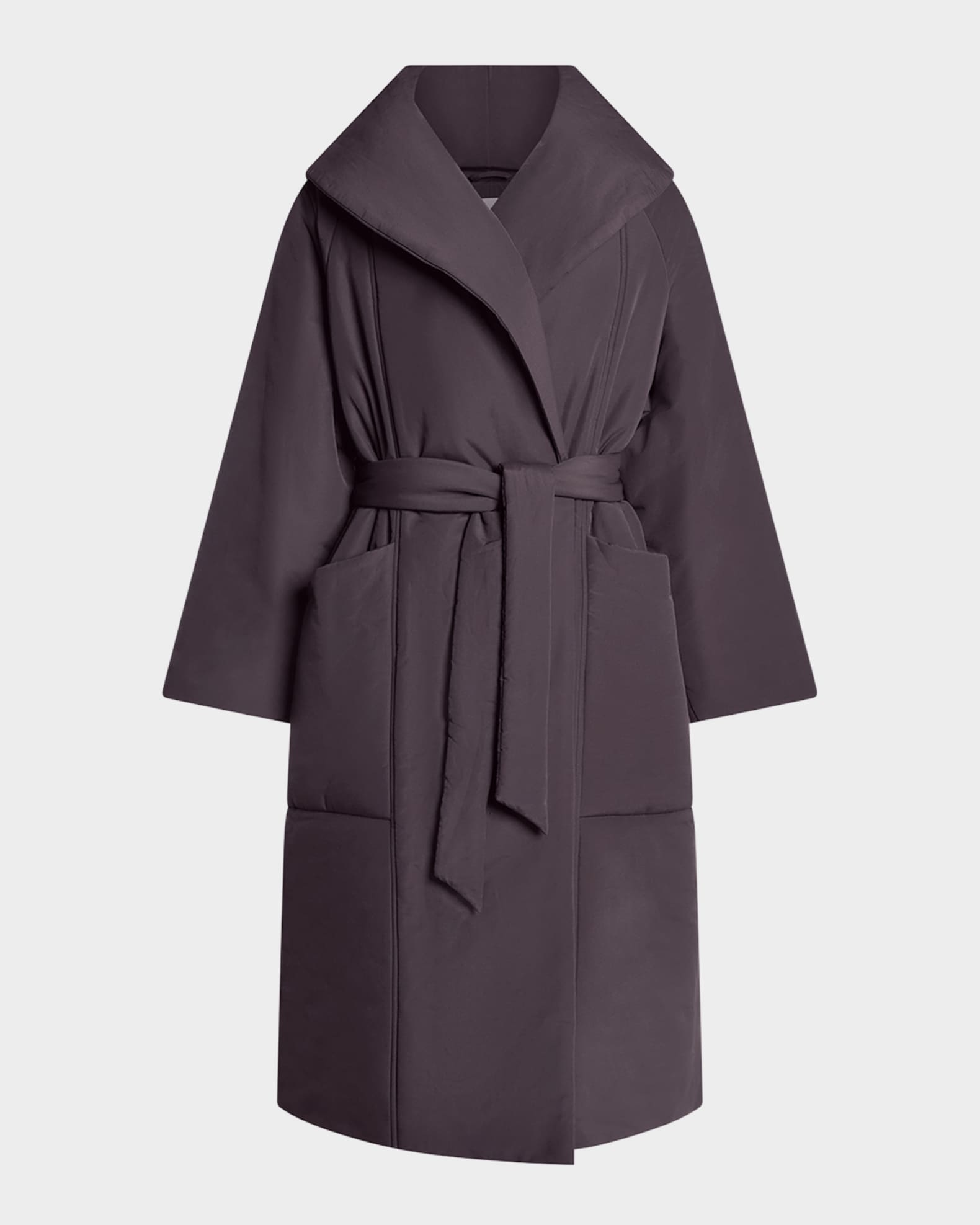 Varley Ana Long Wrap Puffer Coat | Neiman Marcus