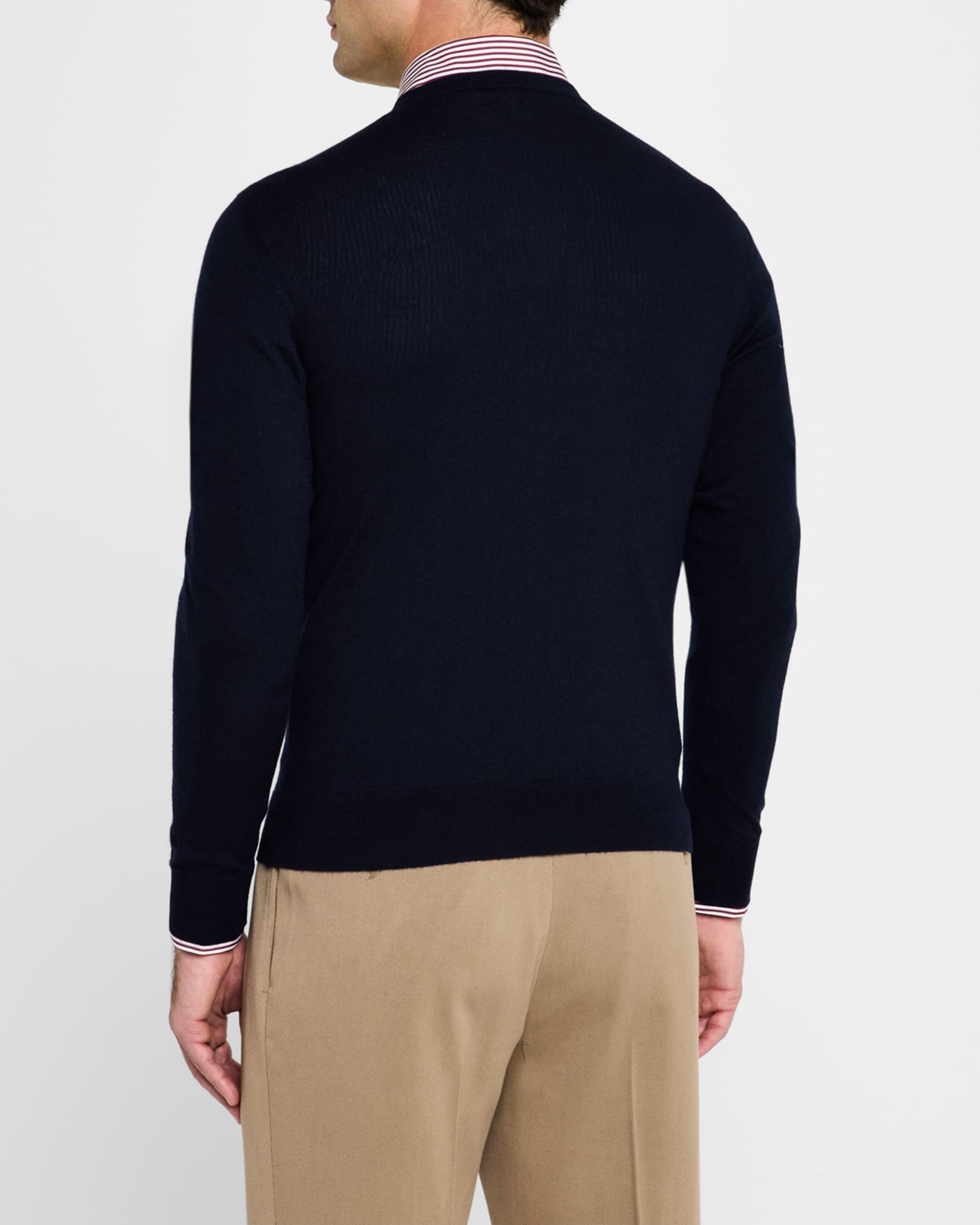 Ralph Lauren Purple Label Men's Cashmere Crewneck Sweater | Neiman Marcus