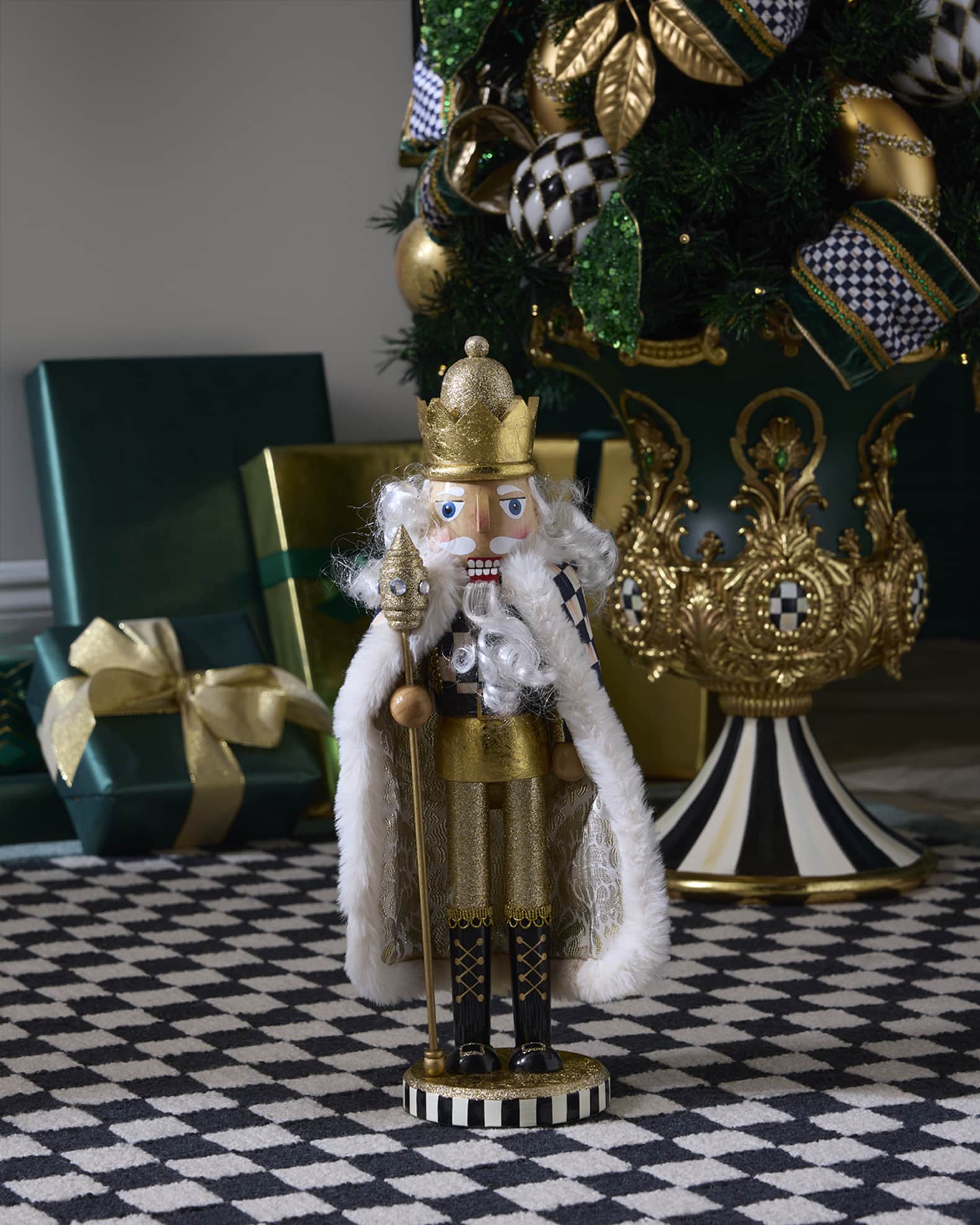 MacKenzie-Childs Golden Hour Nutcracker | Neiman Marcus