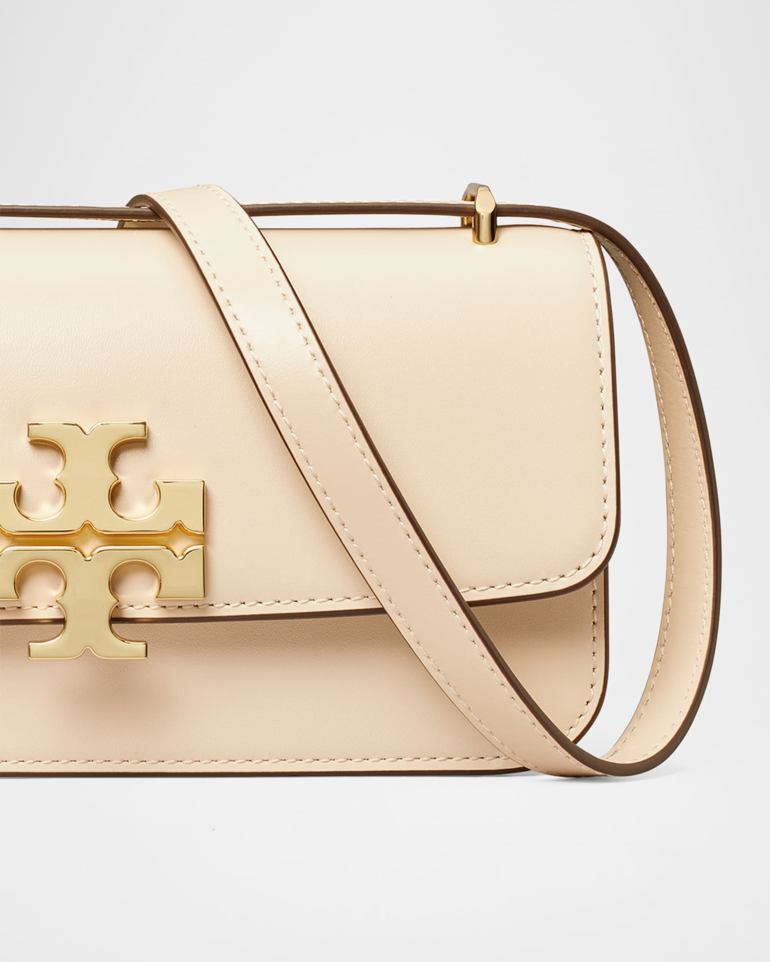 Tory Burch Eleanor Small Convertible Leather Shoulder Bag | Neiman Marcus