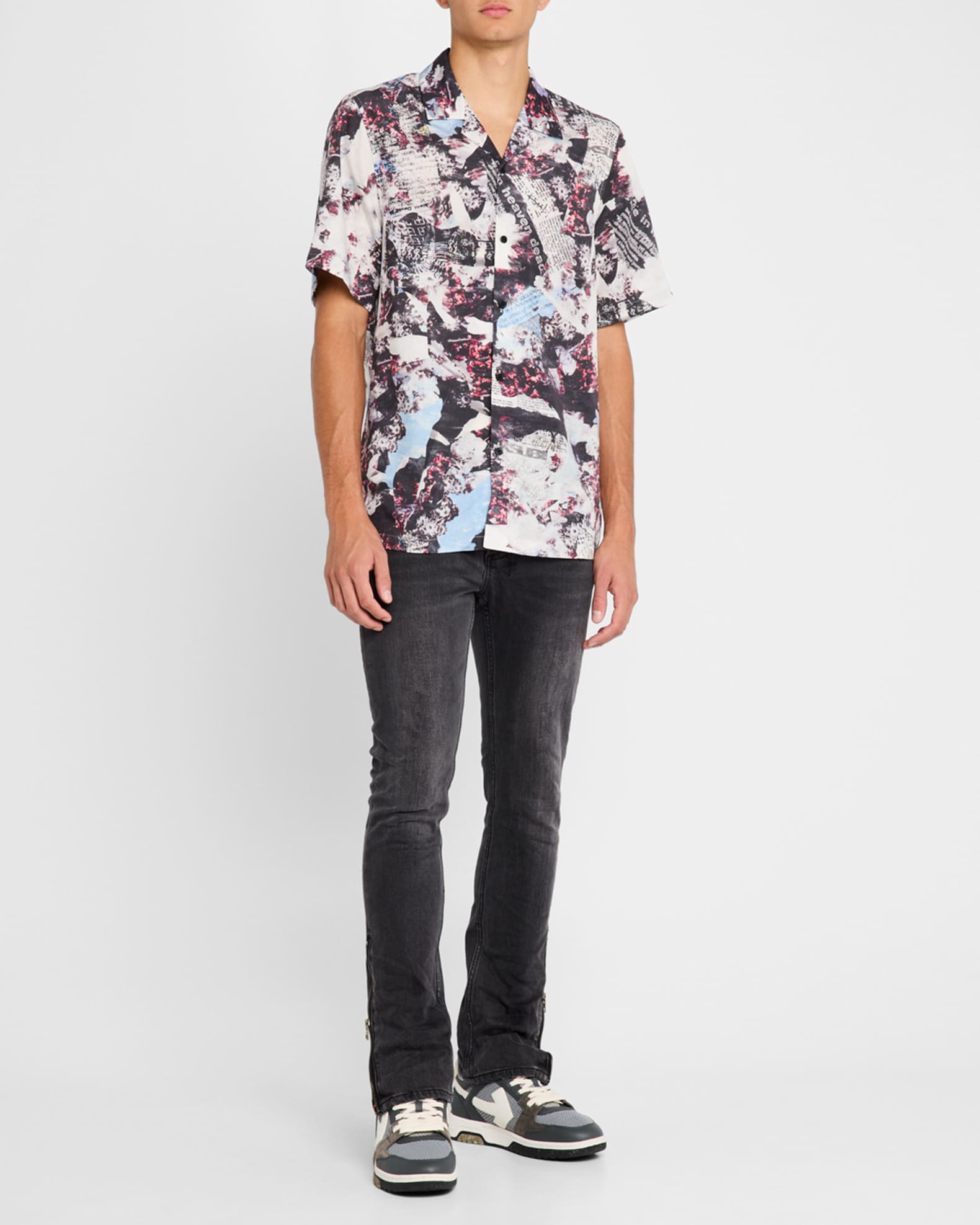Ksubi Men's Chop Up Resort Shirt | Neiman Marcus