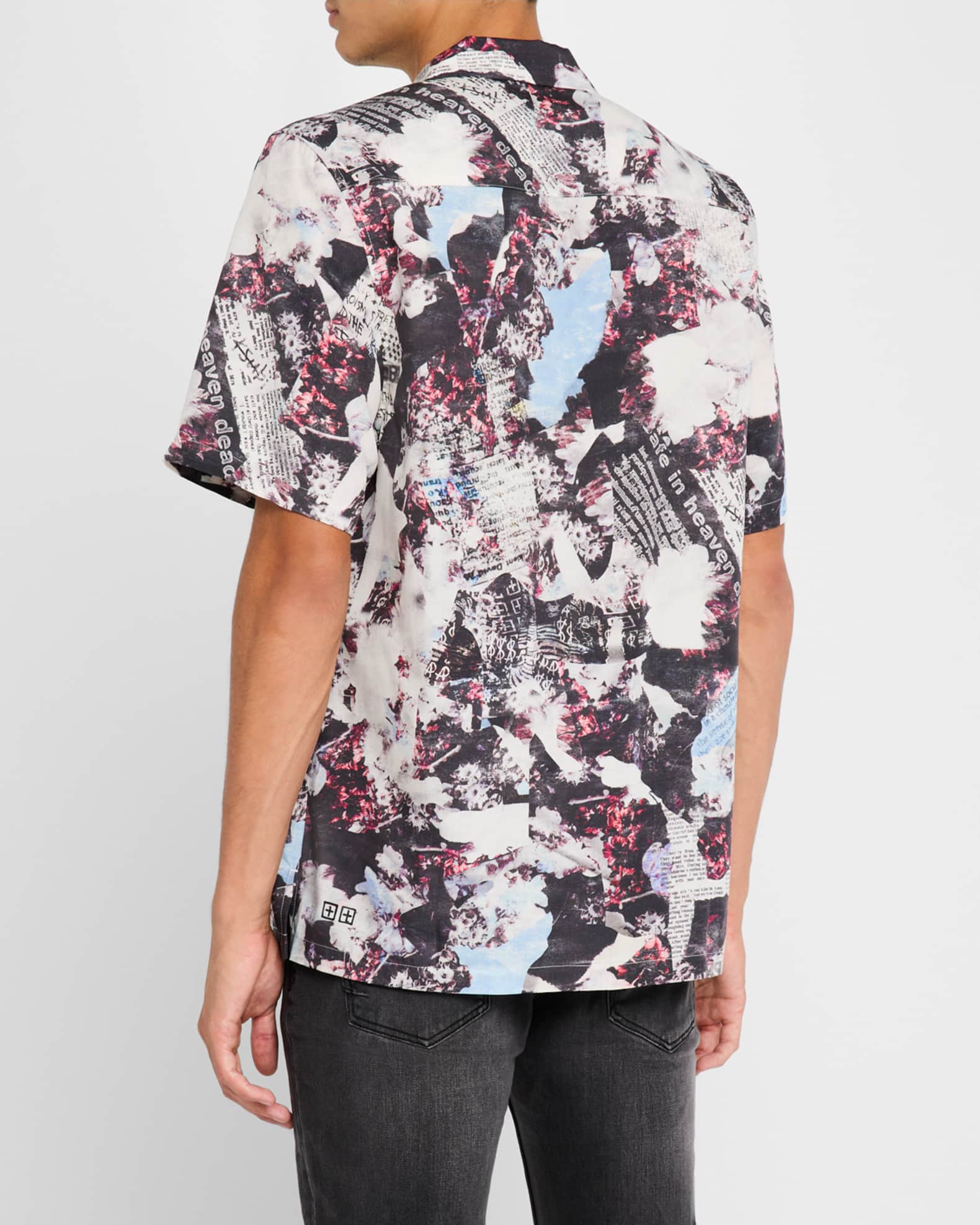 Ksubi Men's Chop Up Resort Shirt | Neiman Marcus