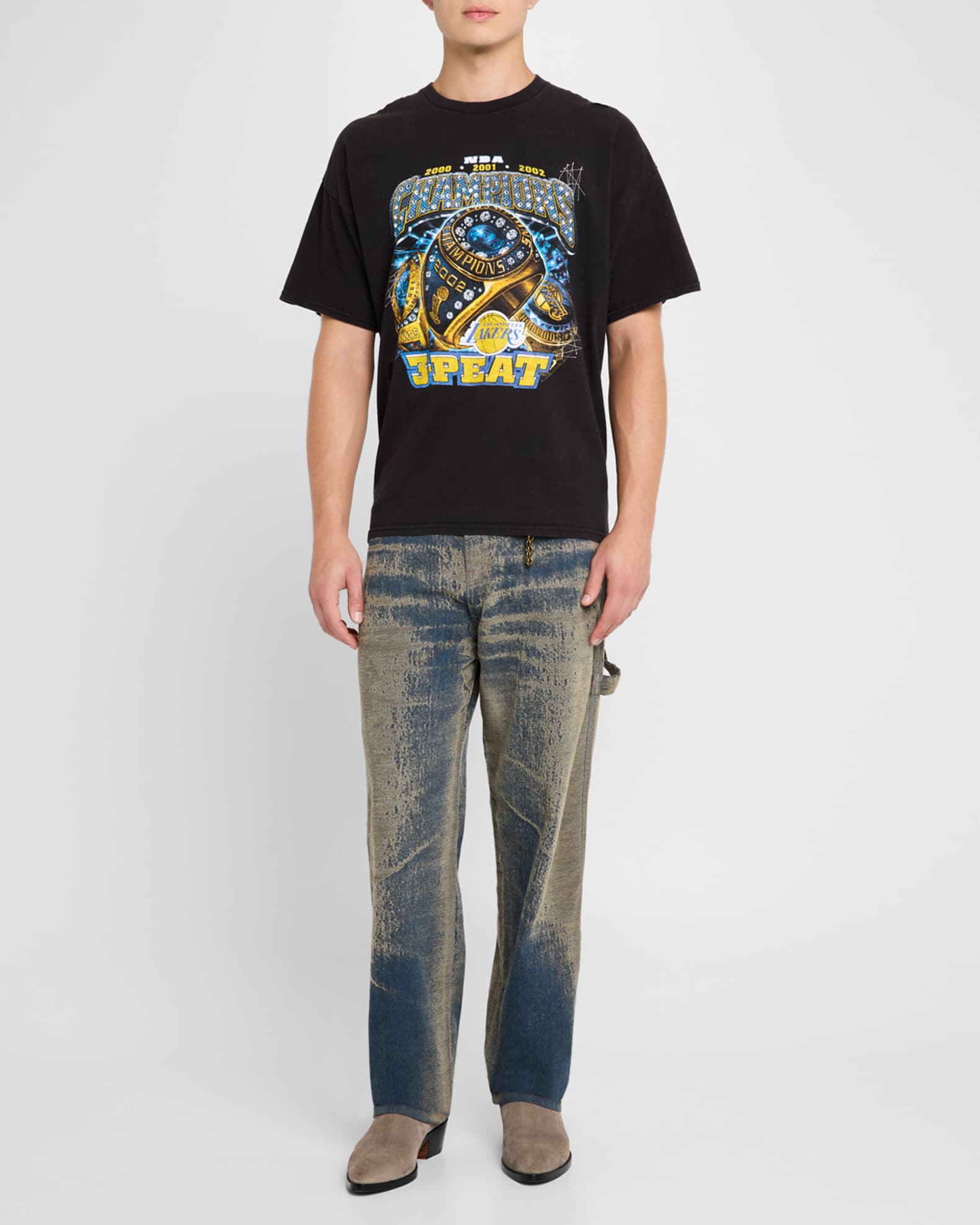Domrebel Men's VTG 3PEAT T-Shirt | Neiman Marcus