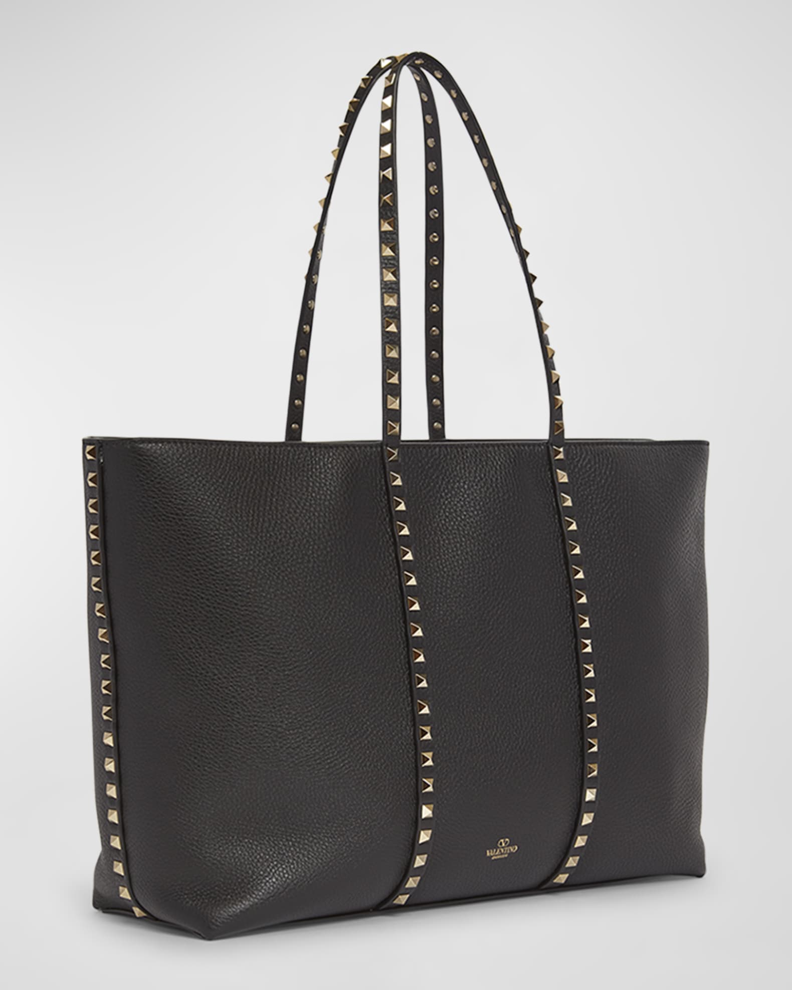 Valentino Garavani Rockstud Medium Leather Tote Bag | Neiman Marcus