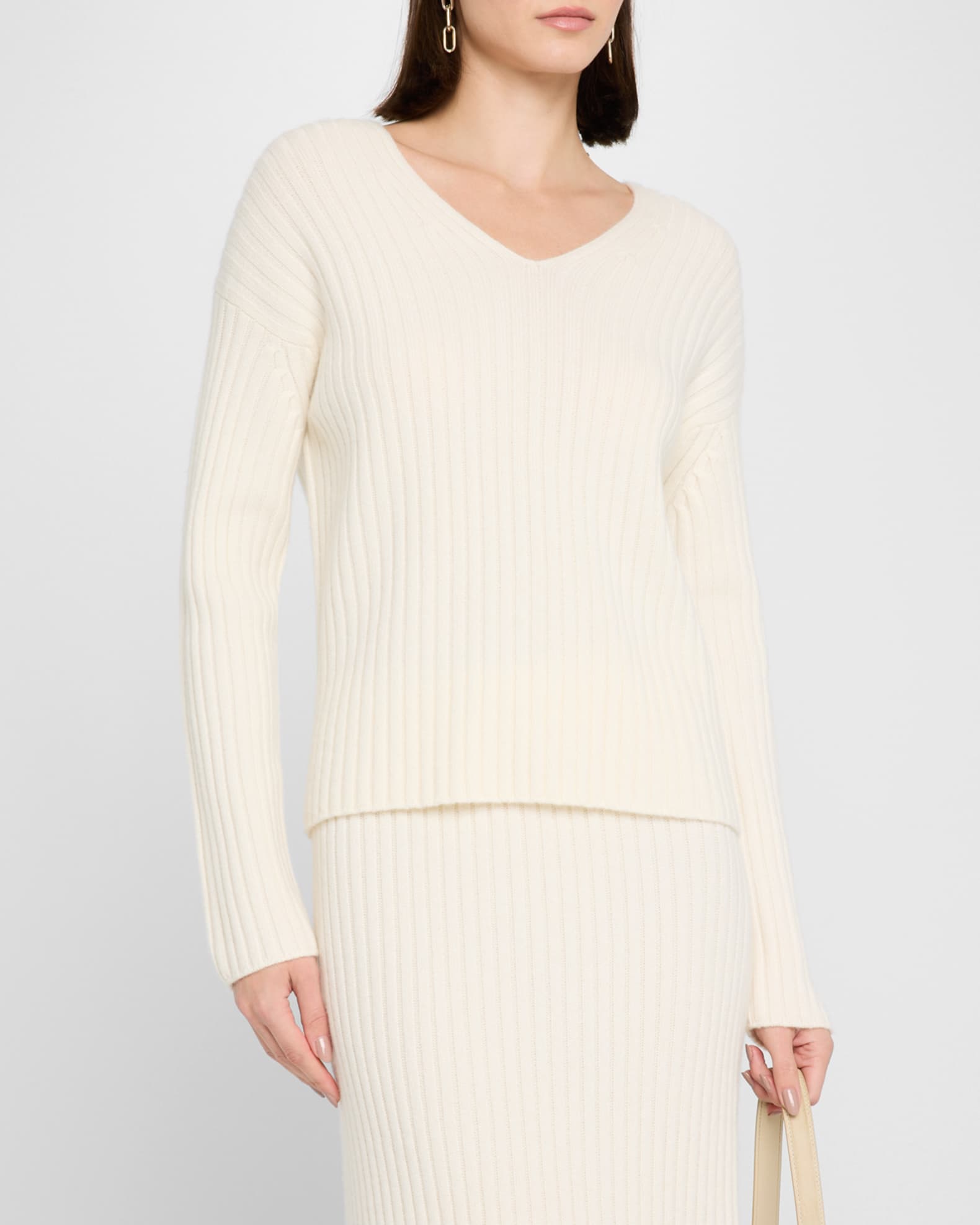 arch4 Gemma Ribbed Cashmere Sweater | Neiman Marcus