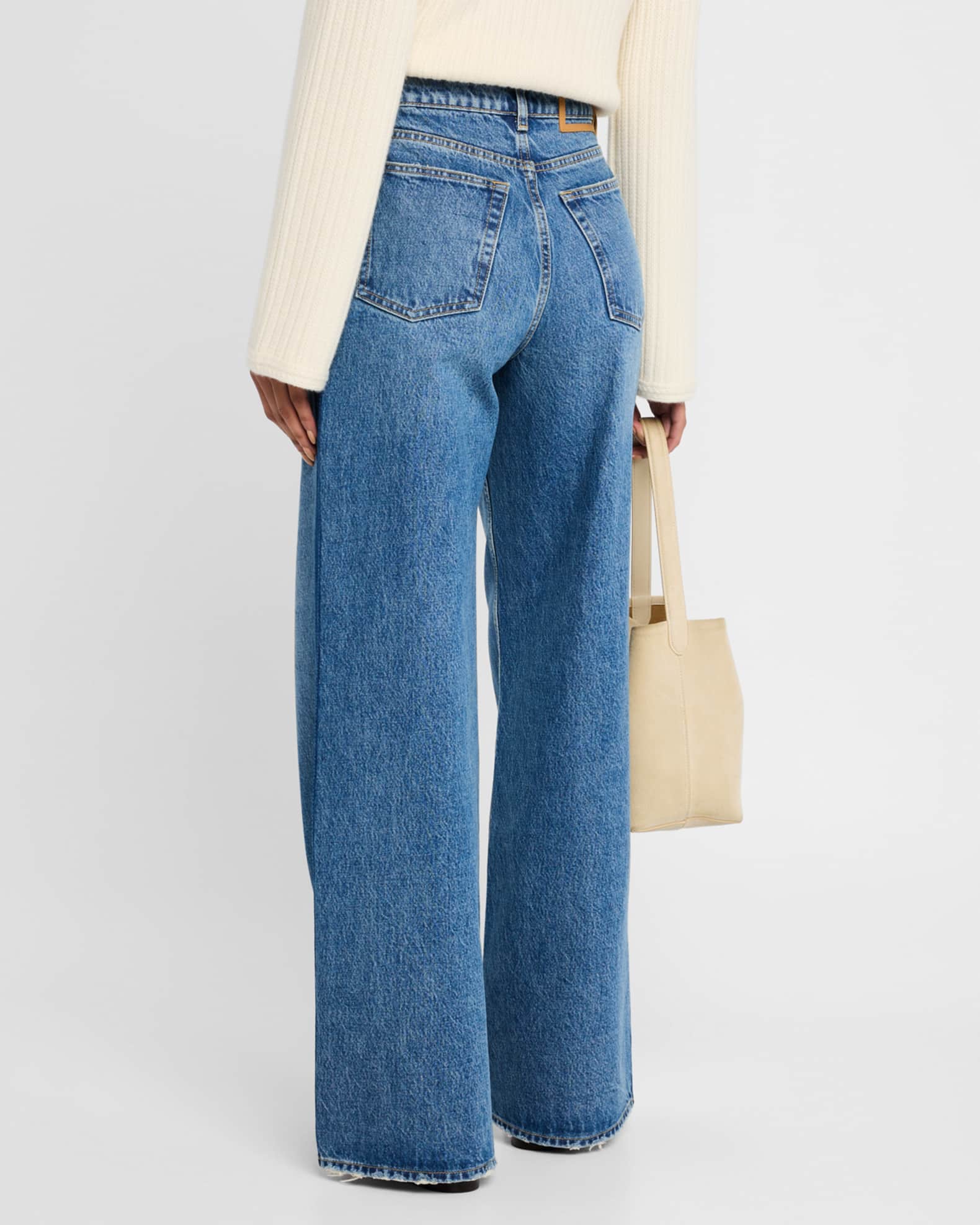 La Ligne Isadora Side-Panel Jeans | Neiman Marcus