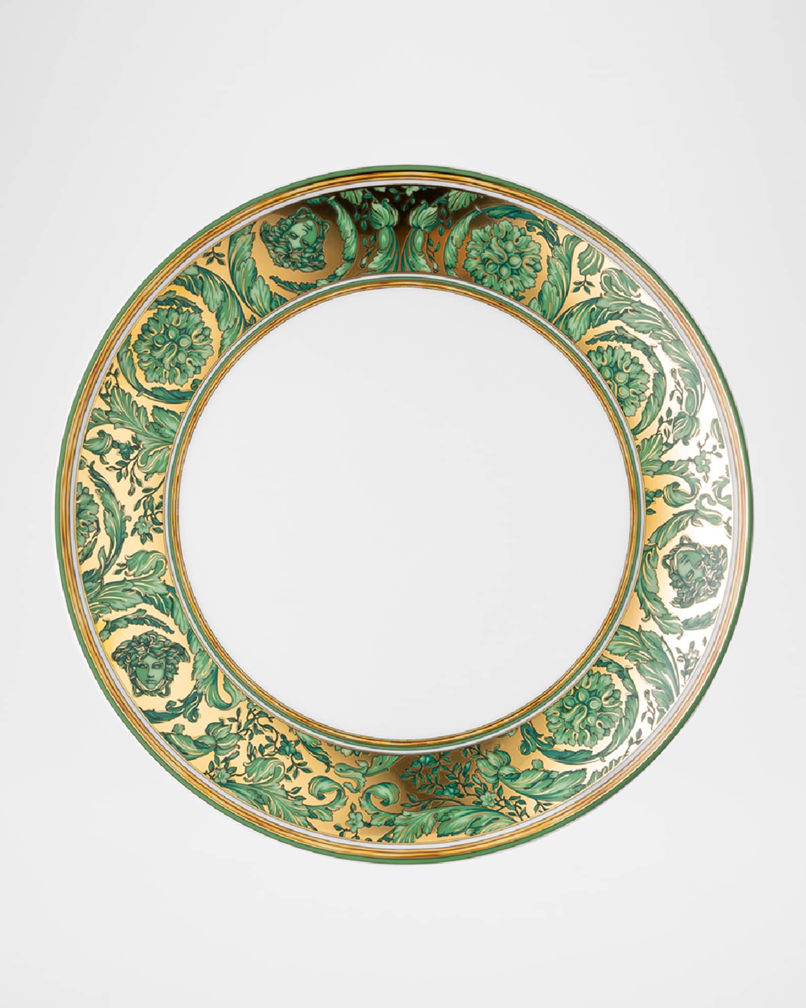 Versace Medusa Garland Green Salad Plate | Neiman Marcus