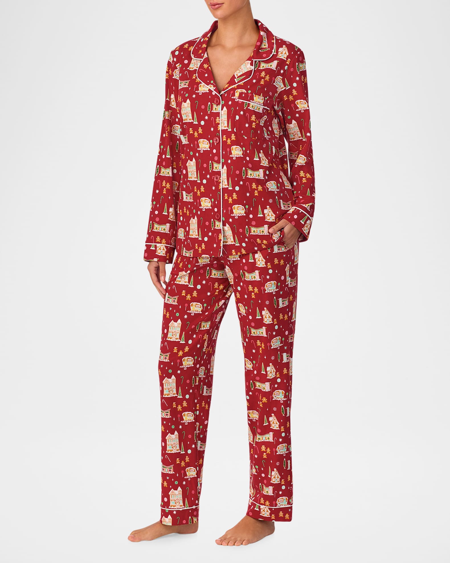 BedHead Pajamas Gingerbread Village Family Jersey Pajama Set | Neiman ...