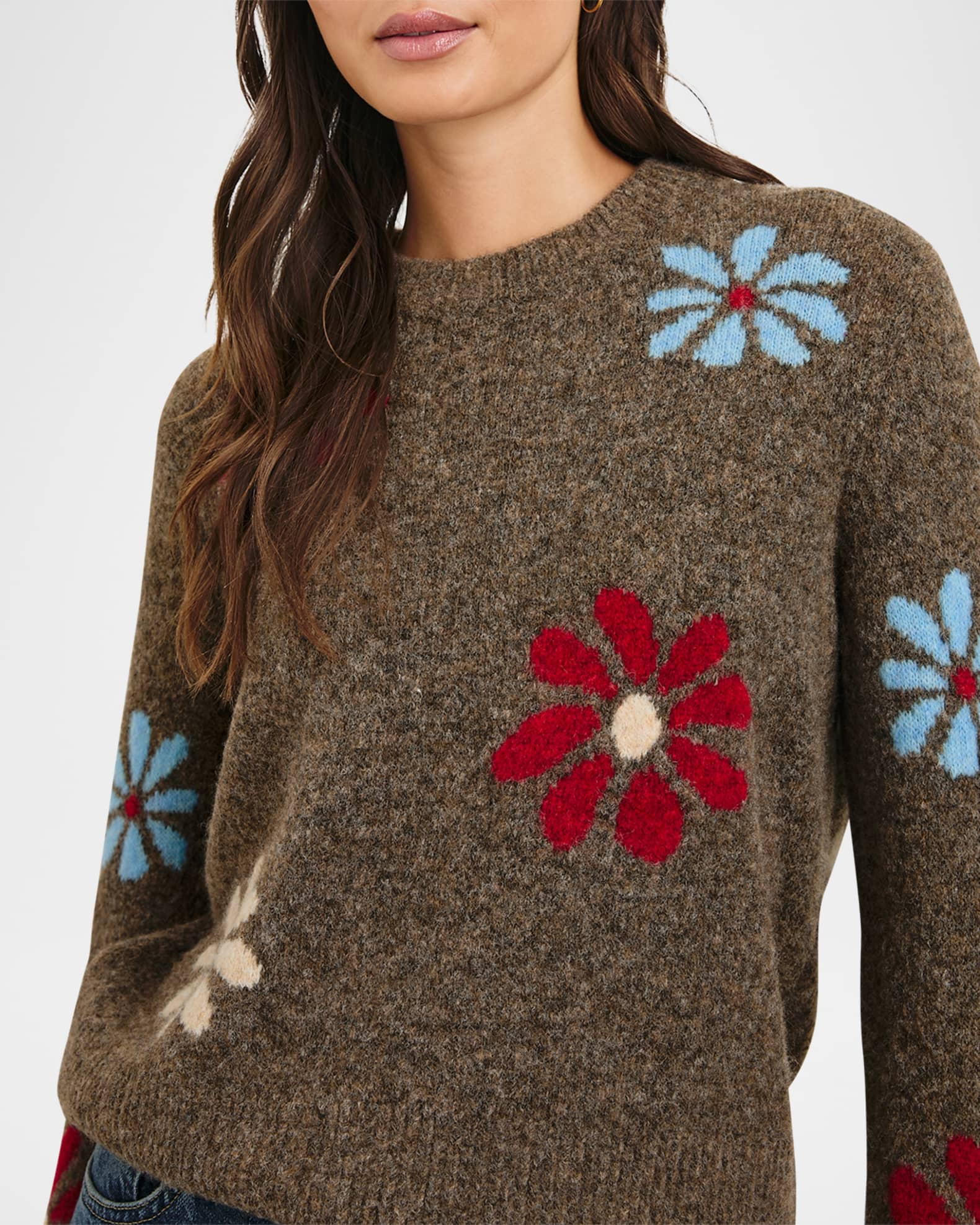 Rails Winter Floral Anise Sweater | Neiman Marcus