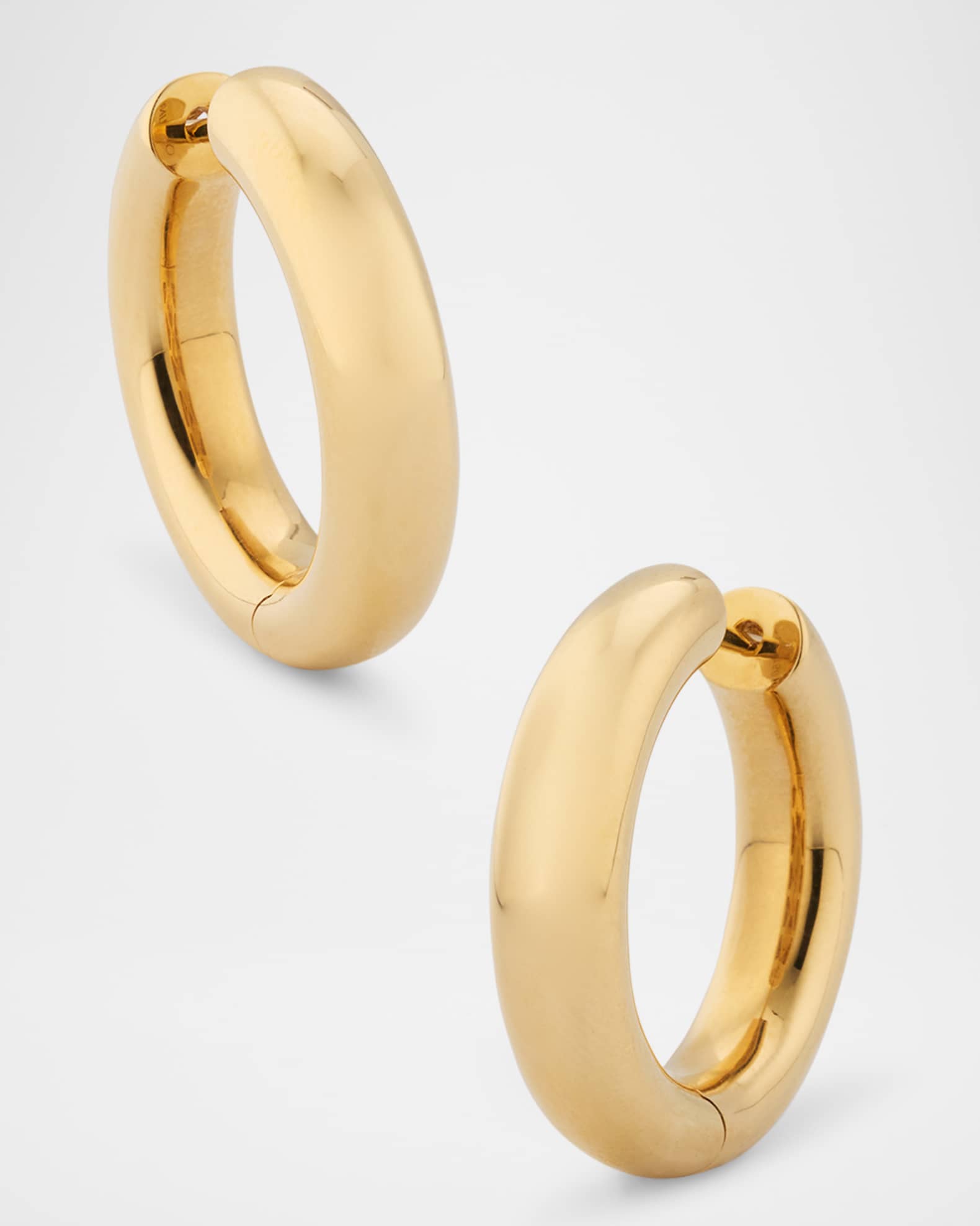 Anita Ko 18K Yellow Gold Plain Cosmo Hoop Earrings | Neiman Marcus