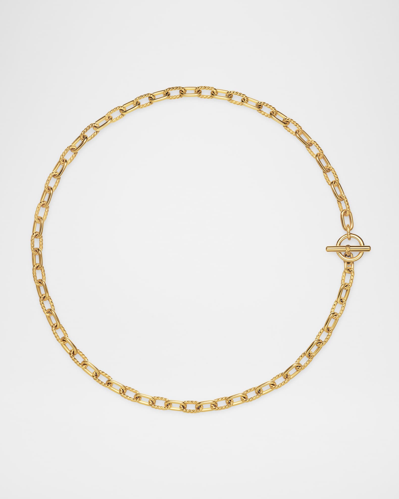 David Yurman Madison Necklace with Toggle in 18K Gold, 6mm, 18"L ...