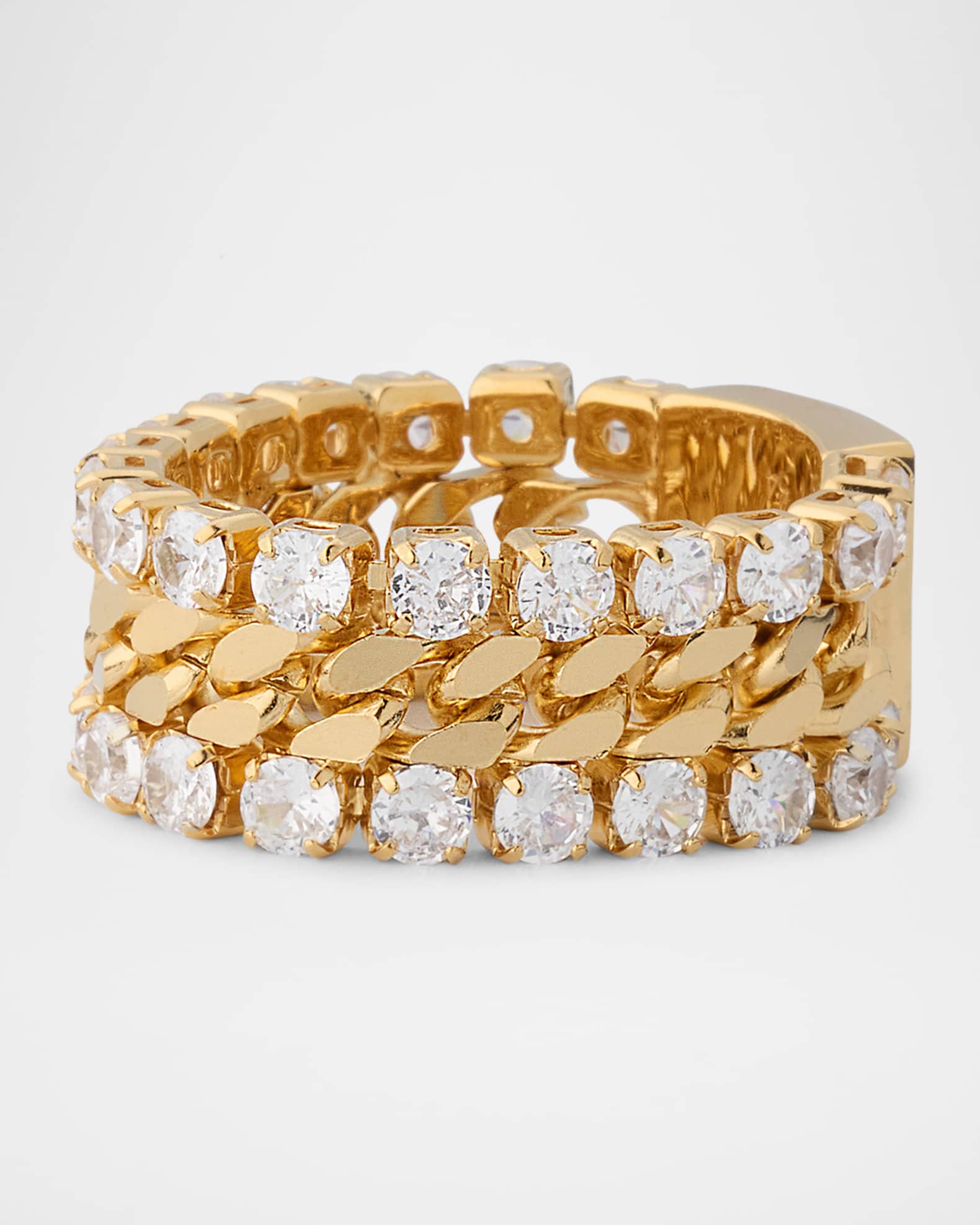 Givenchy 4G Crystal Statement Ring | Neiman Marcus
