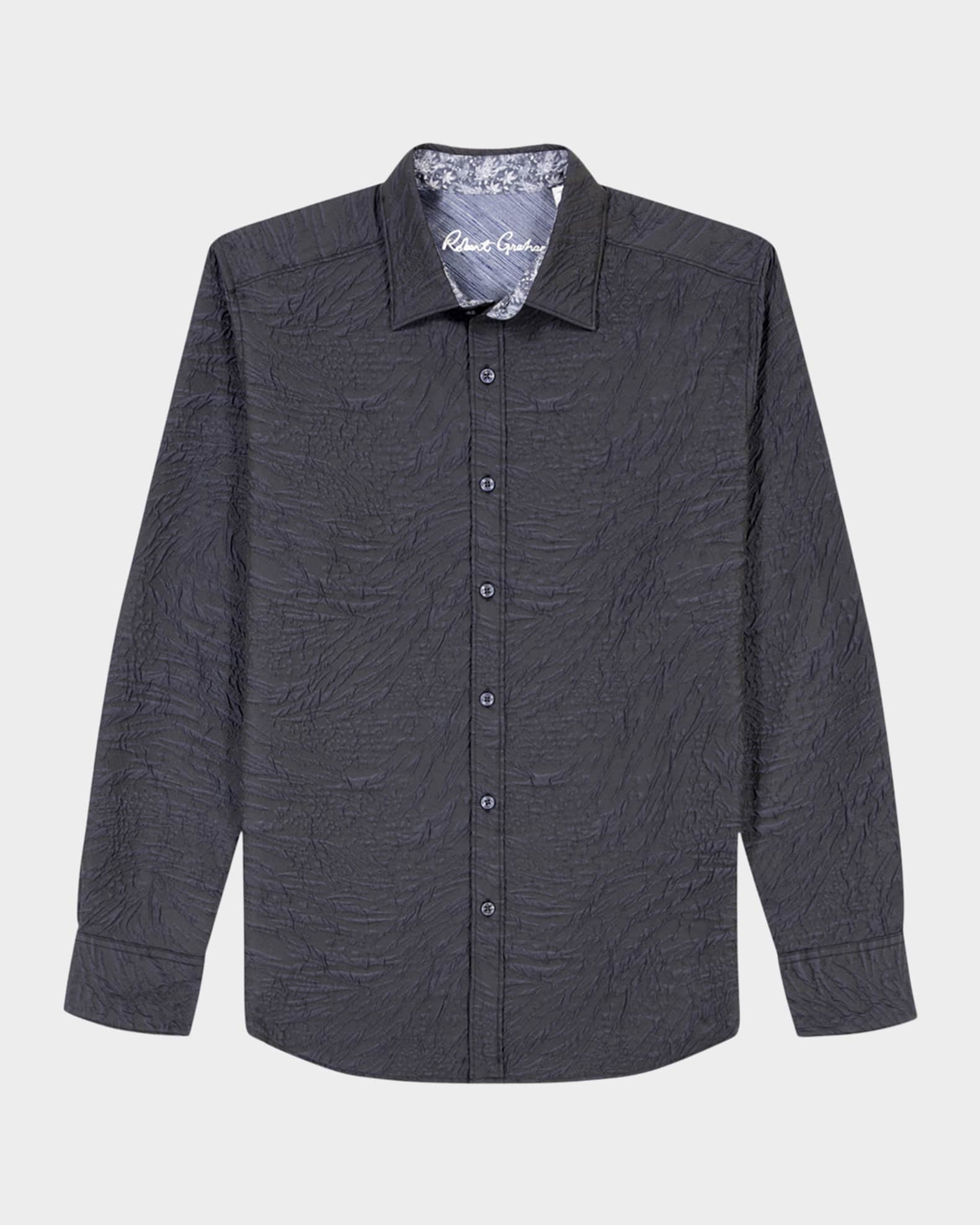 Robert Graham Men's Geoglyph Jacquard Sport Shirt | Neiman Marcus