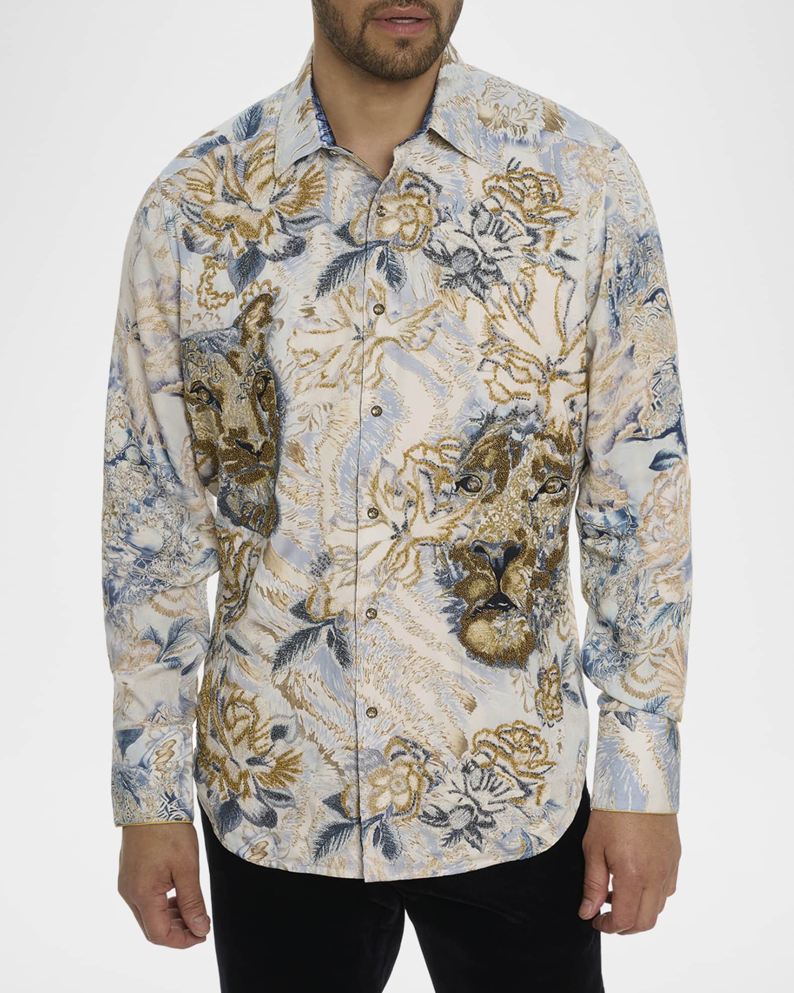 Robert Graham Men's Limited Edition Floral Woven Sport Shirt | Neiman ...