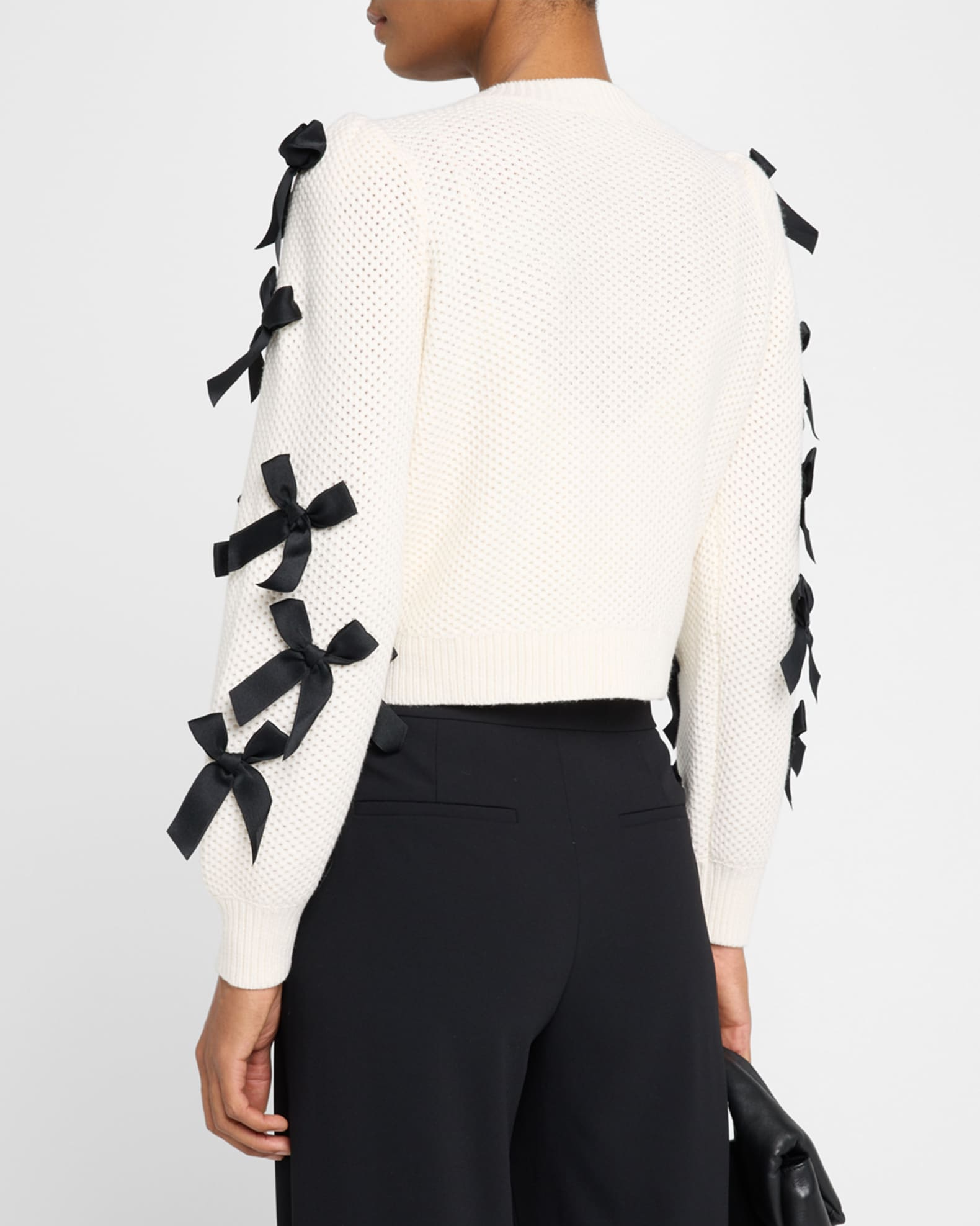 Alice + Olivia Kitty Bow Cardigan | Neiman Marcus