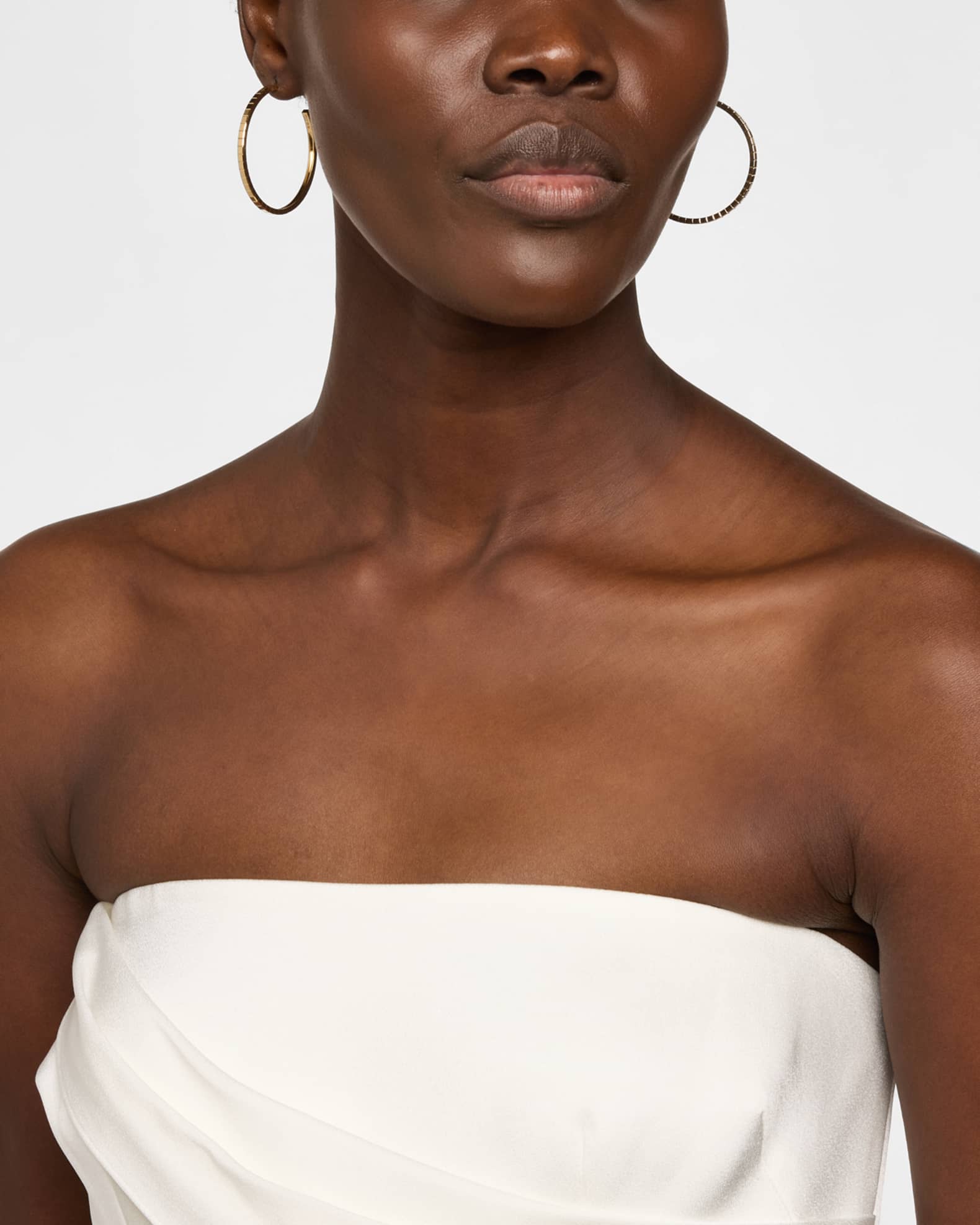 Chopard 18K Yellow Gold Ice Cube Hoop Earrings | Neiman Marcus