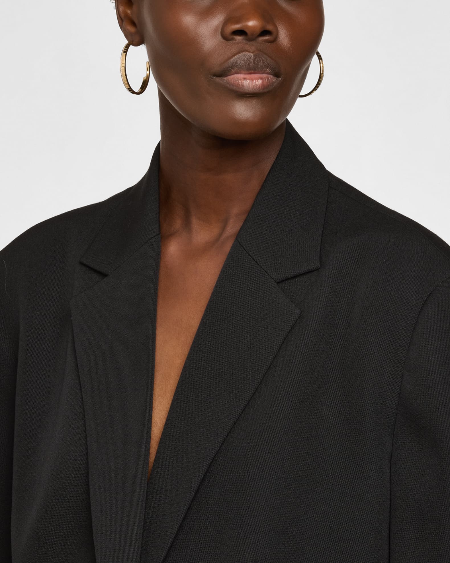 Chopard Ice Cube 18K Yellow Gold Diamond Hoop Earrings | Neiman Marcus