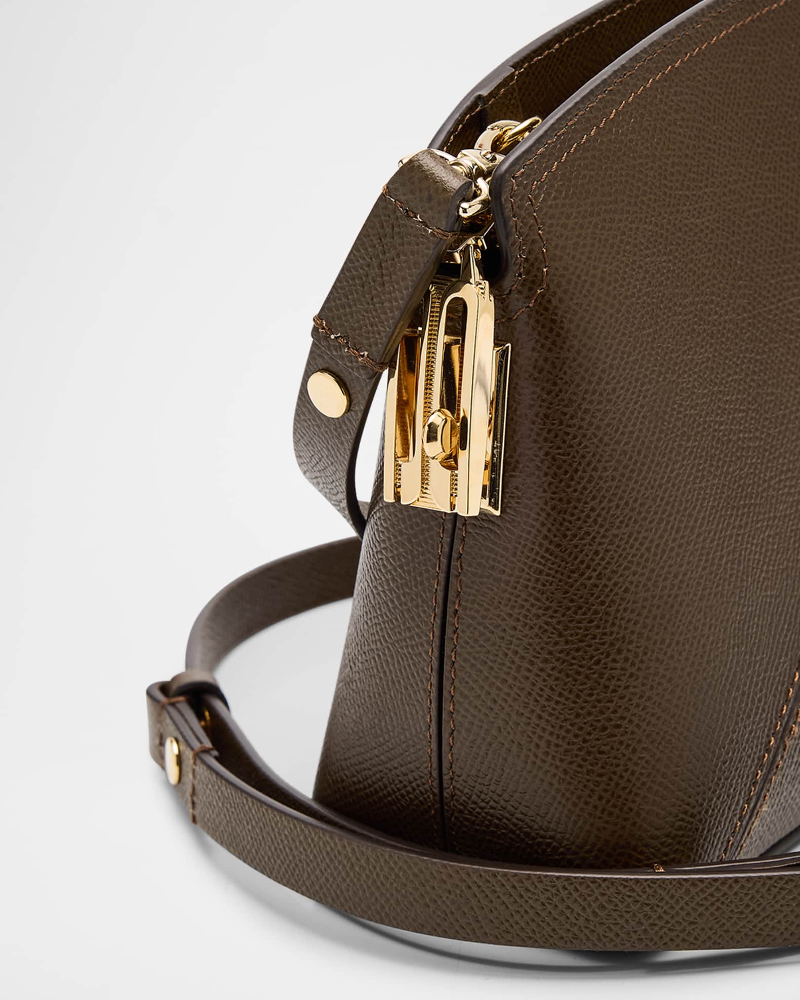 Victoria Beckham The Victoria Zip Leather Crossbody Bag | Neiman Marcus