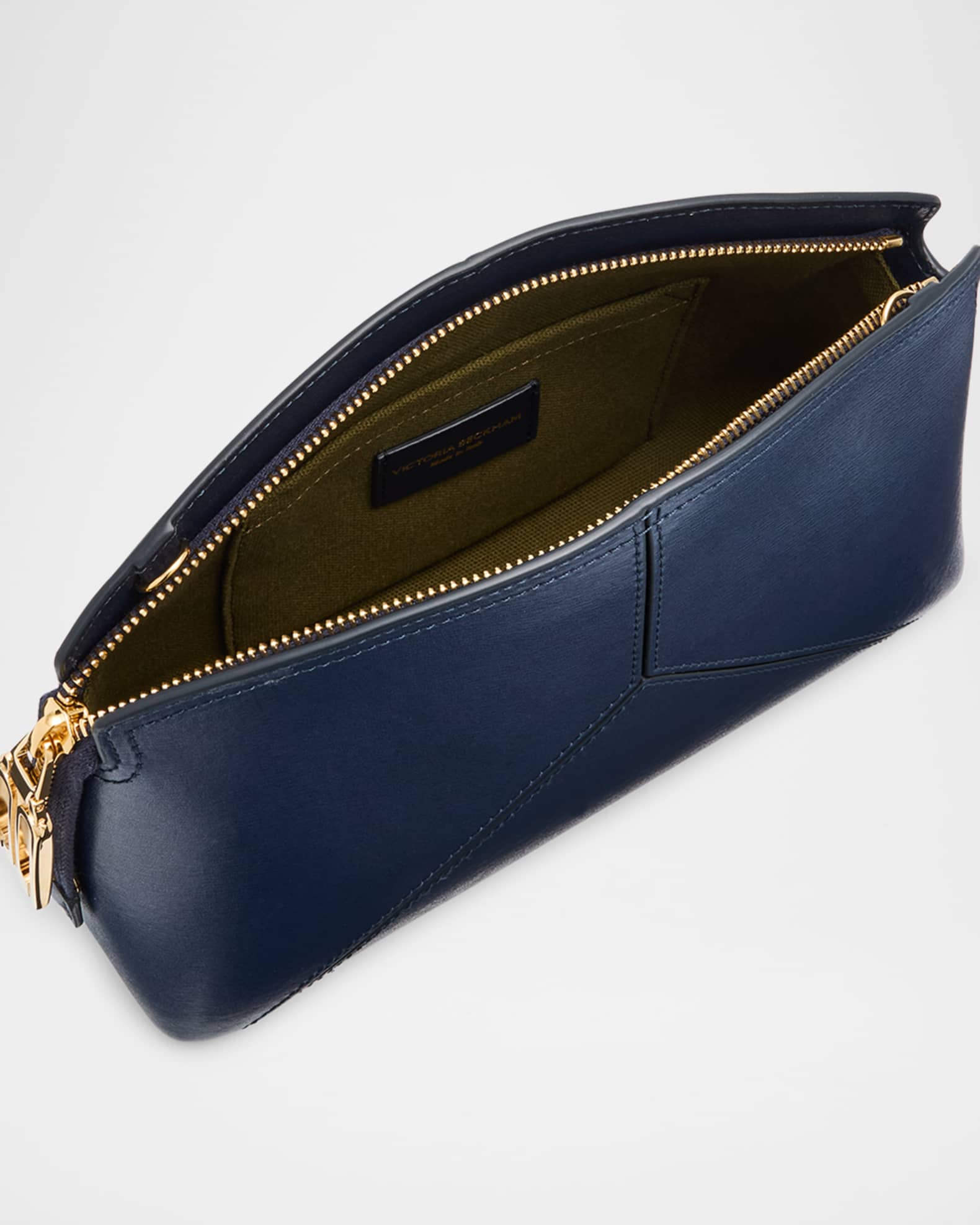 Victoria Beckham The Victoria Zip Leather Crossbody Bag | Neiman Marcus