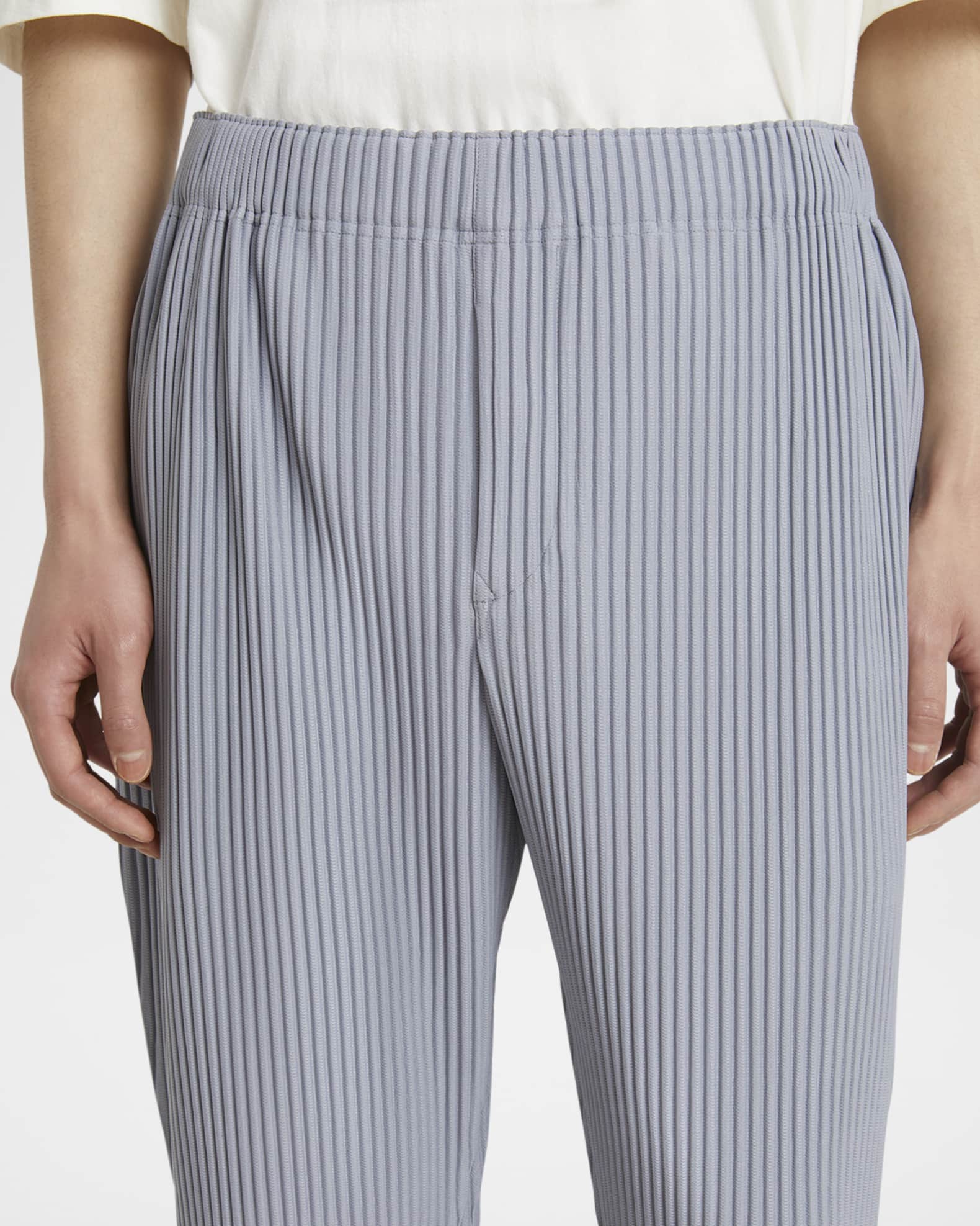 Homme Plisse Issey Miyake Men's MC August Pleated Pants | Neiman Marcus