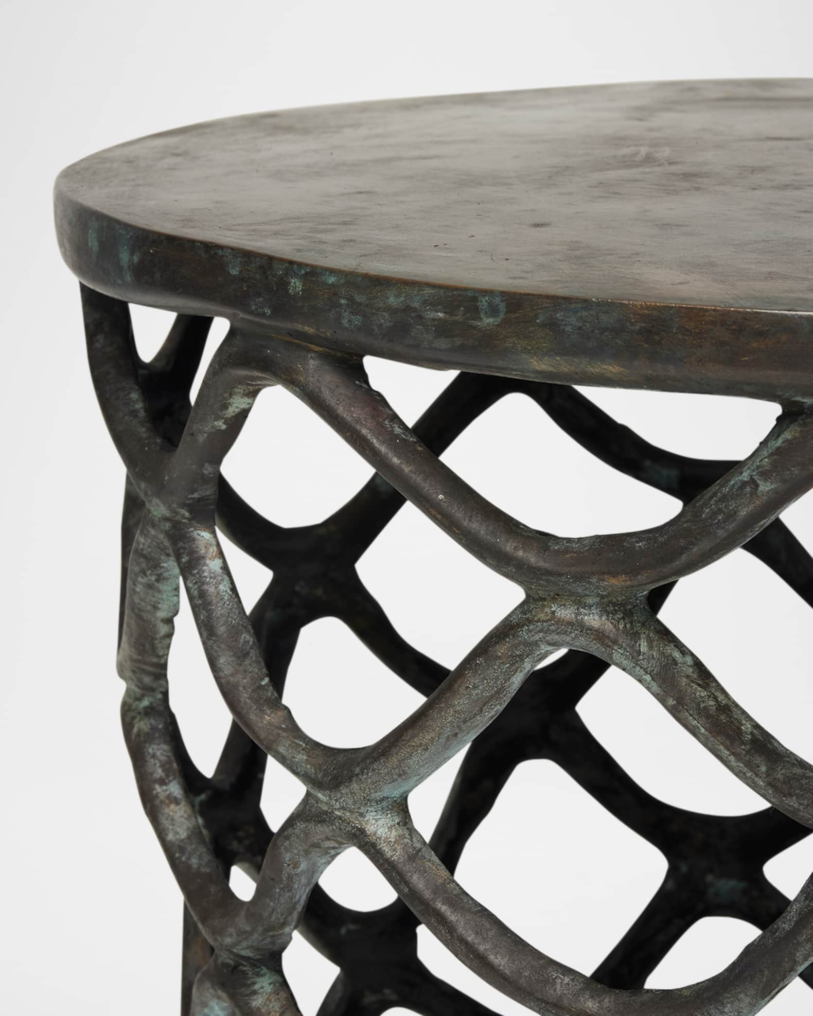 Interlude Home Lattice Accent Table | Neiman Marcus