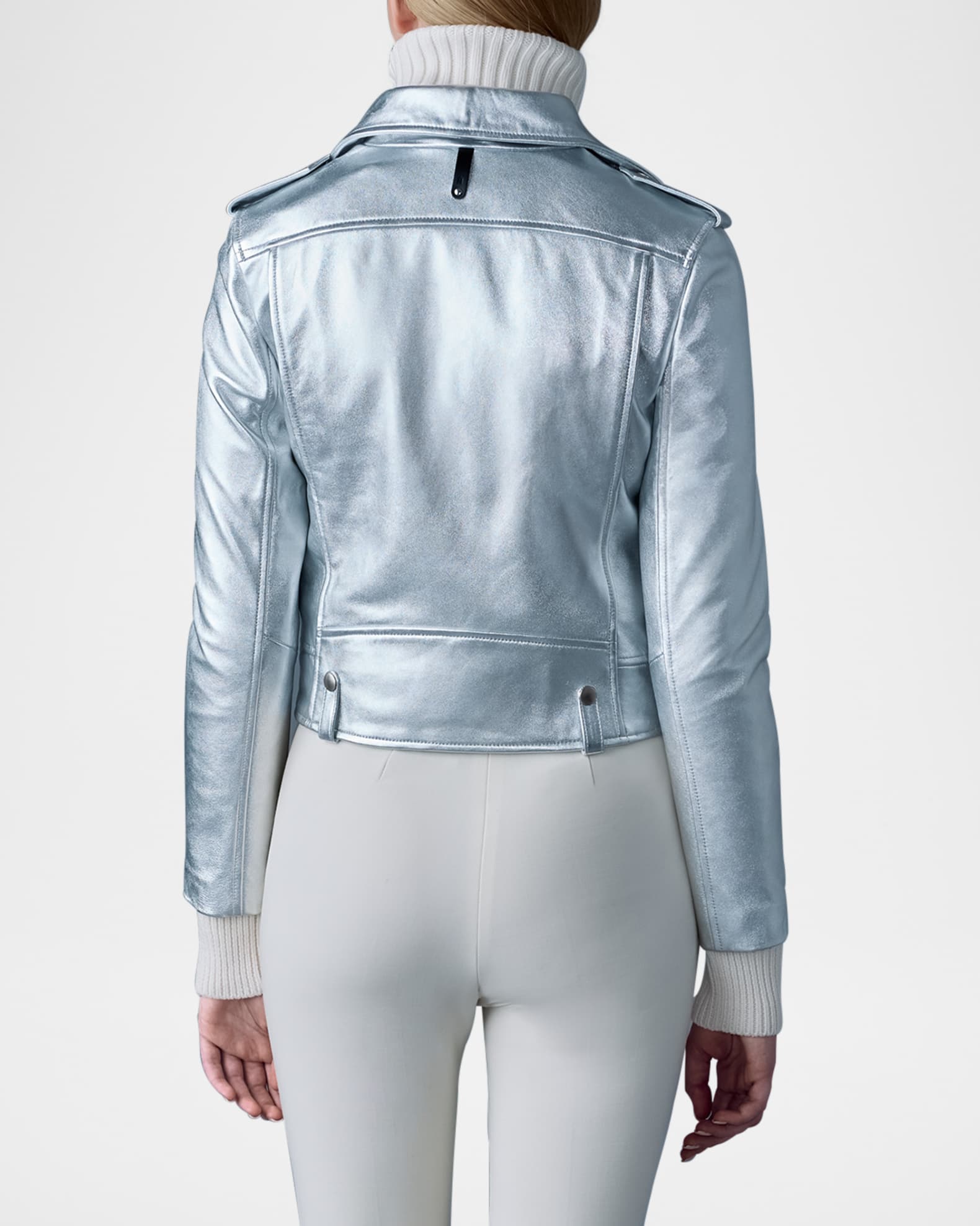 Mackage Baya Leather Biker Jacket | Neiman Marcus