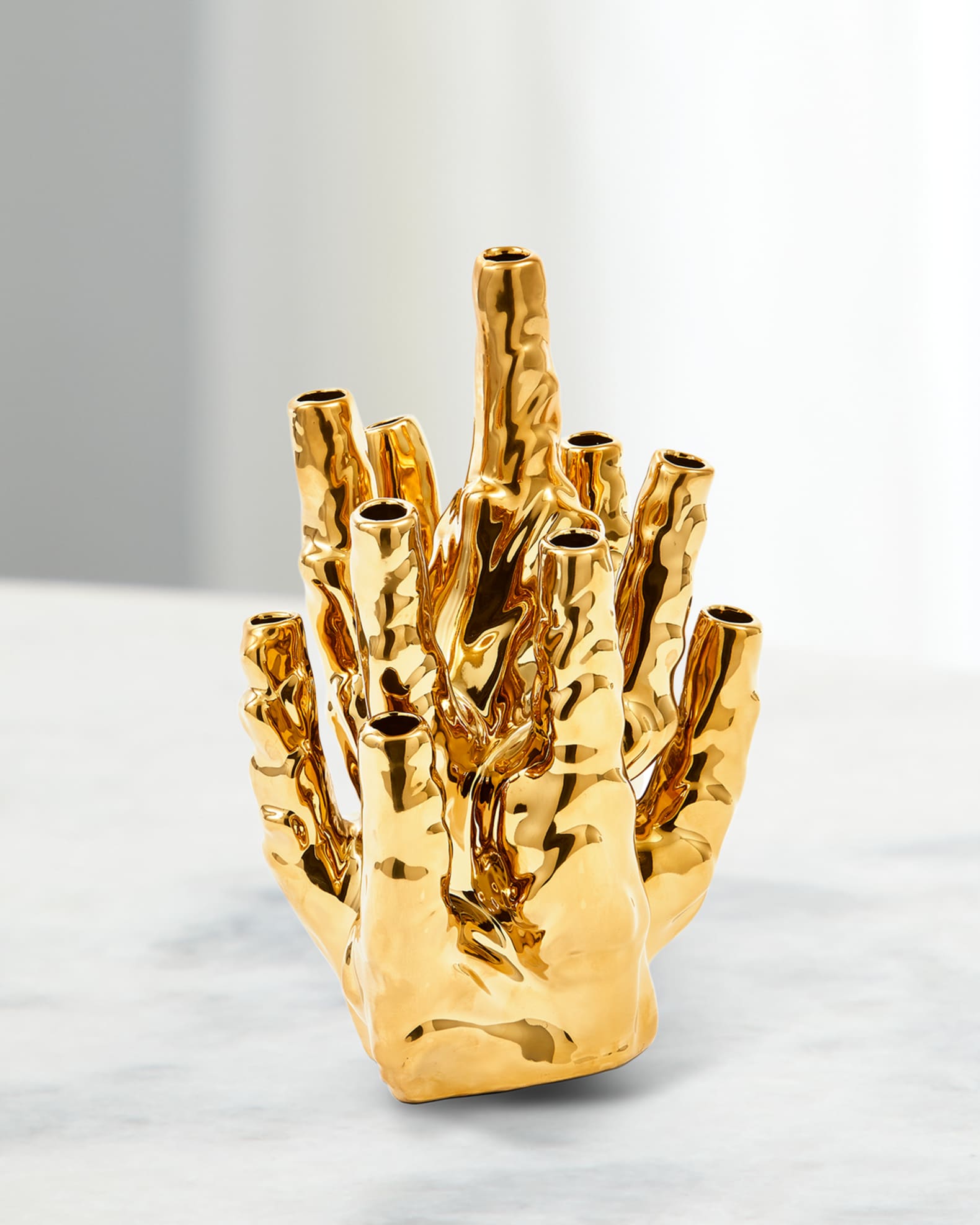 POLSPOTTEN Coral 10-Tulips Vase | Neiman Marcus