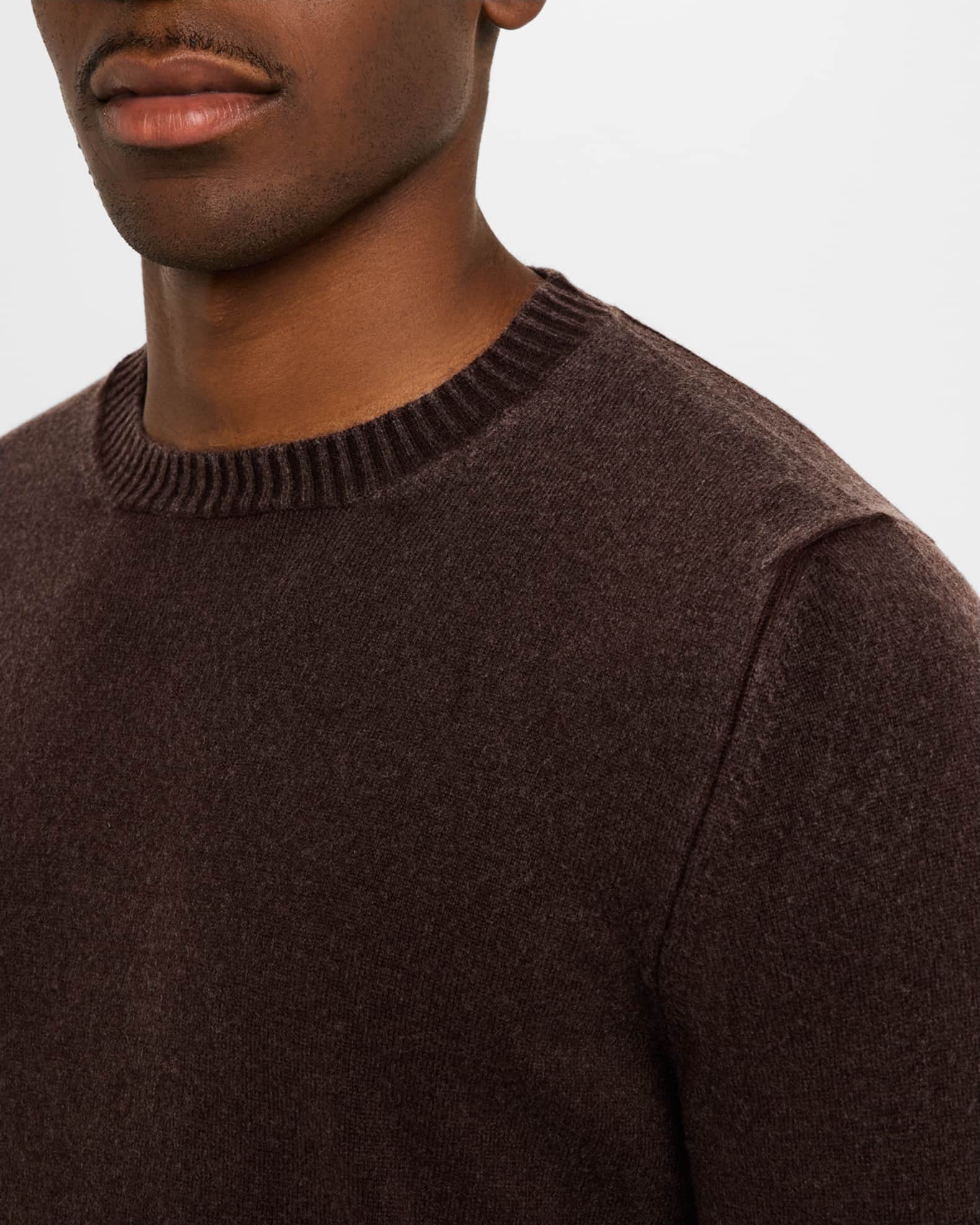 Fedeli Men's Frosted Cashmere Crewneck Sweater | Neiman Marcus