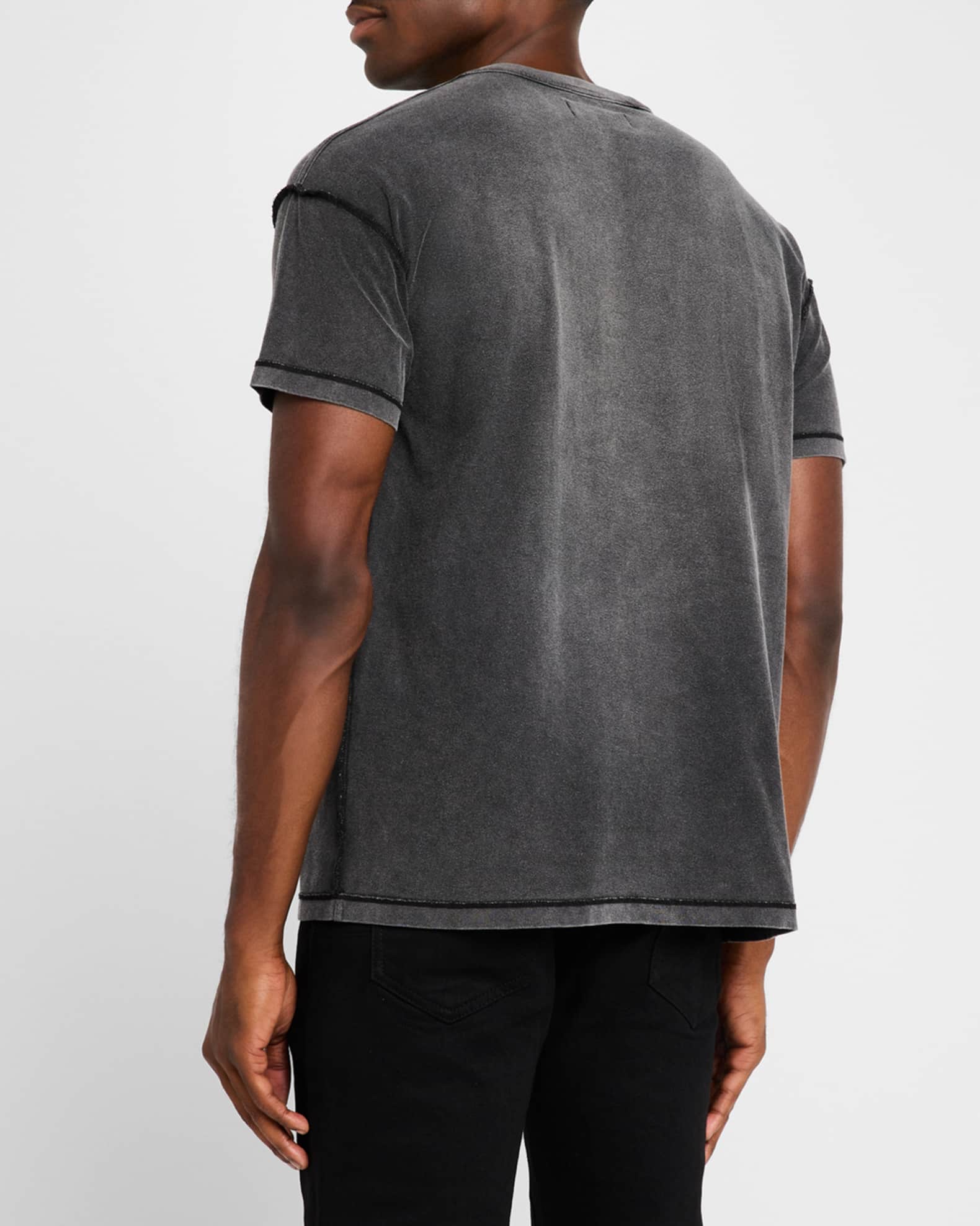 PURPLE Men's Inside-Out Faded T-Shirt | Neiman Marcus