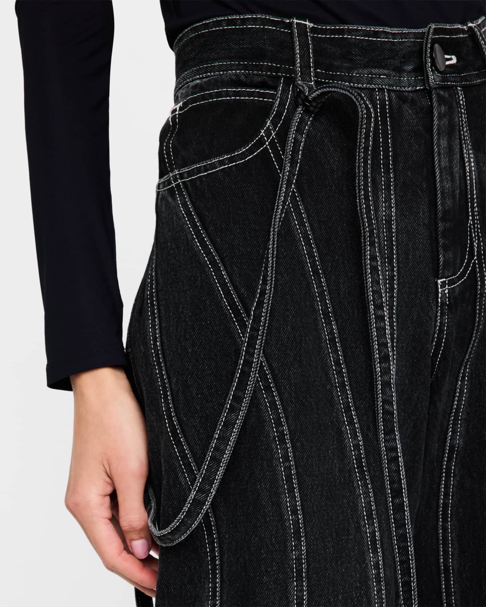Acler Eagleton Stitched Carpenter Jeans | Neiman Marcus