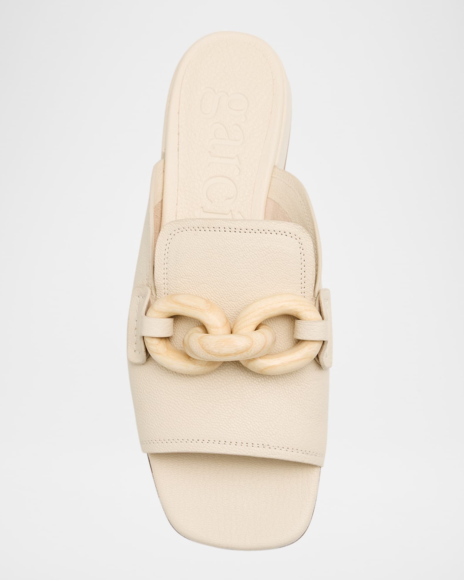 Pedro Garcia Enna Leather Chain Loafer Mules | Neiman Marcus