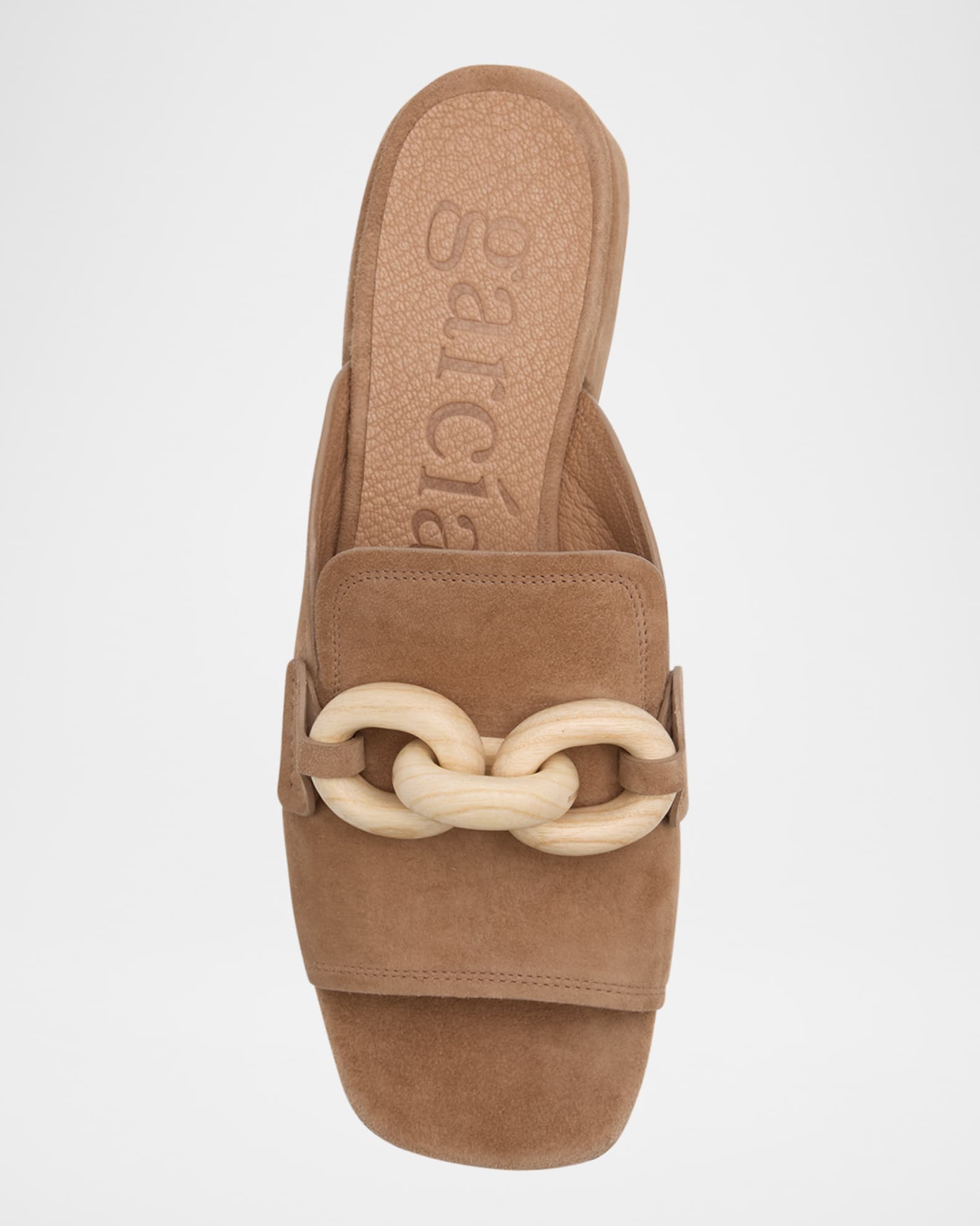Pedro Garcia Enna Suede Chain Loafer Mules | Neiman Marcus