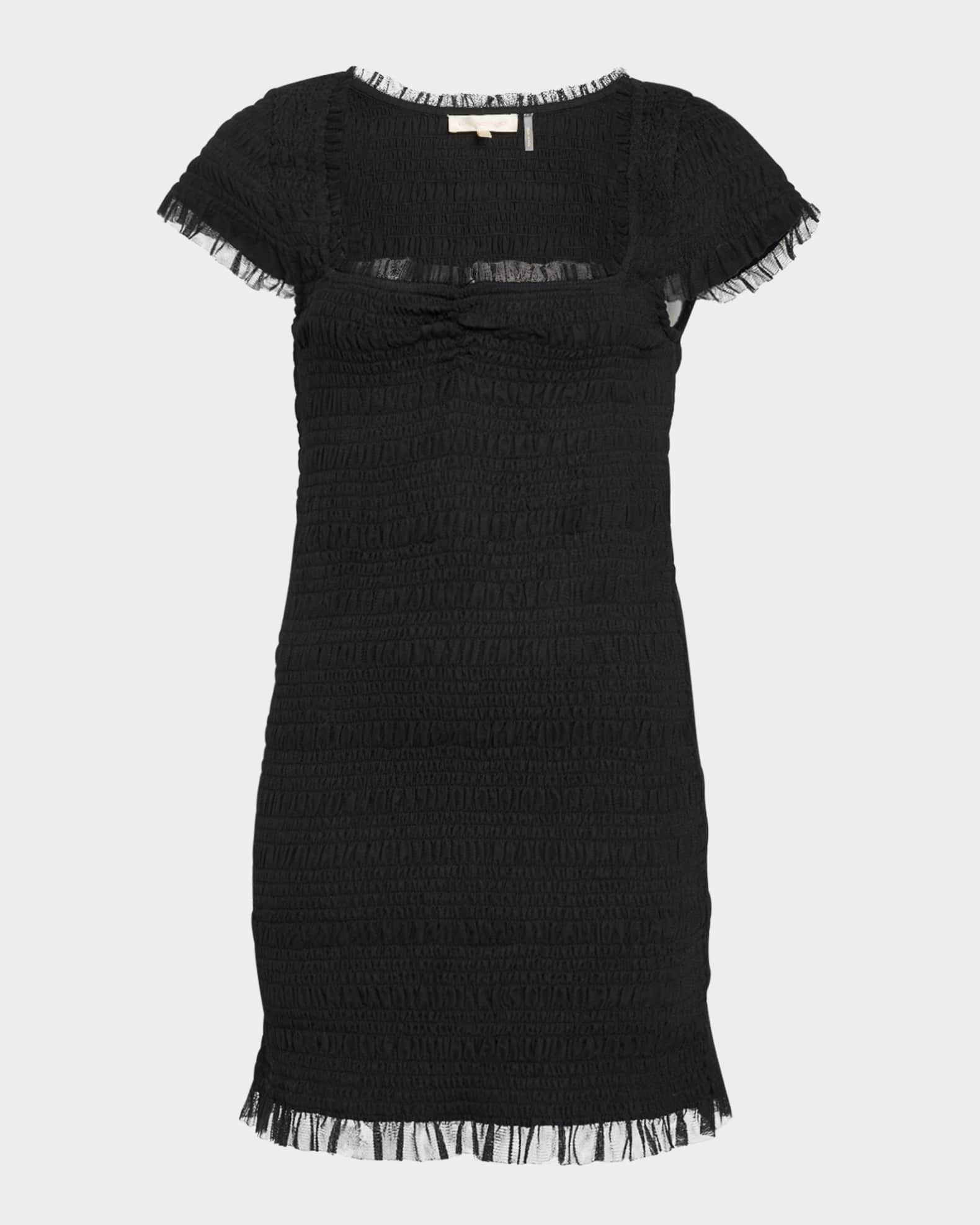 LoveShackFancy Esca Smocked Mini Dress | Neiman Marcus