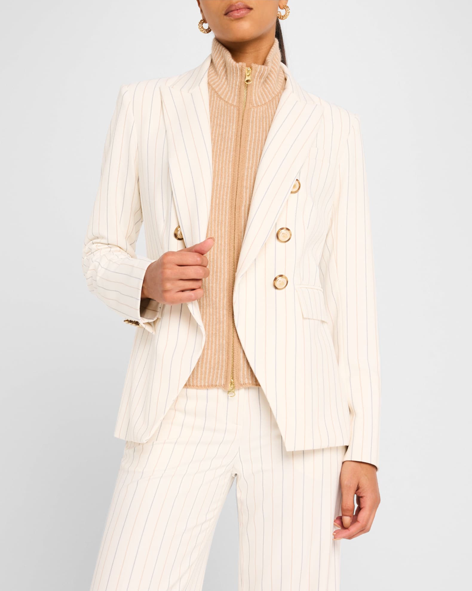 Veronica Beard Tripp Knit Dickey | Neiman Marcus