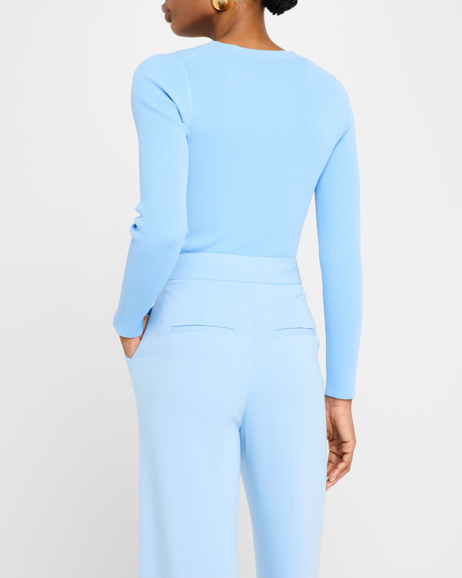 Veronica Beard Callie V-Neck Sweater | Neiman Marcus