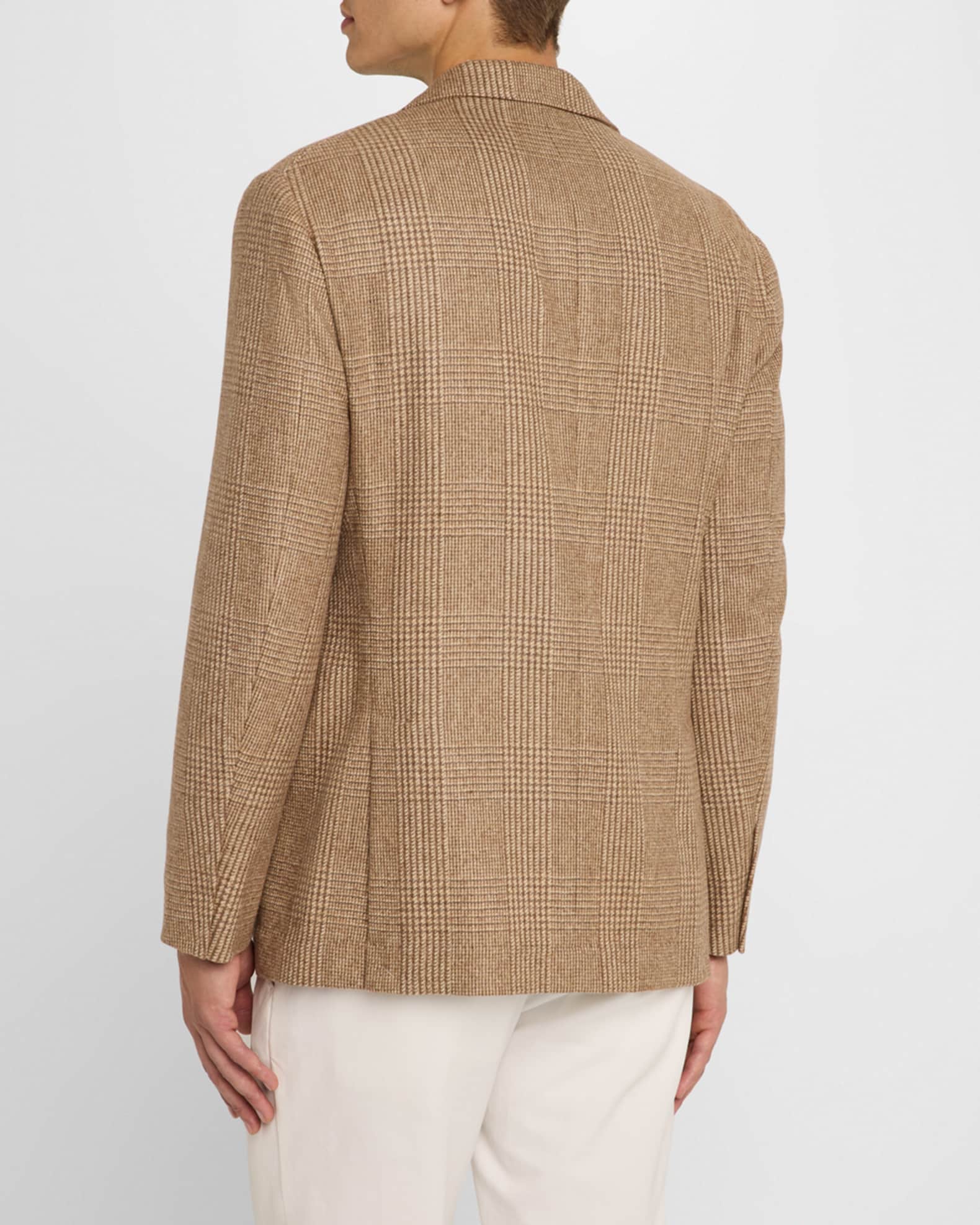 Brunello Cucinelli Men's Prince of Wales Single-Breasted Sport Coat ...