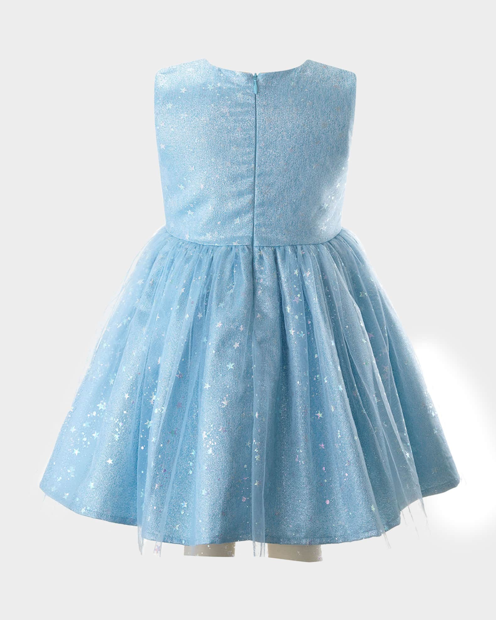 Rachel Riley Girl's Sparkle Star Tulle Dress, Size 2-14 | Neiman Marcus