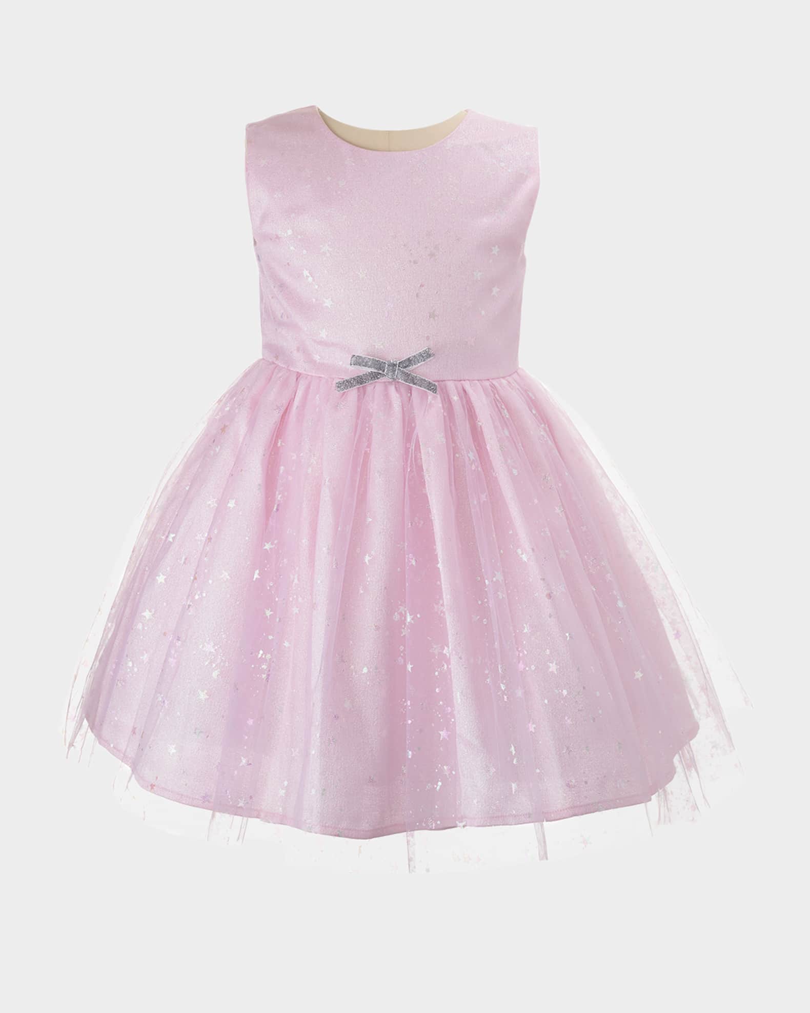 Rachel Riley Girl's Sparkle Star Tulle Dress, Size 2-14 | Neiman Marcus