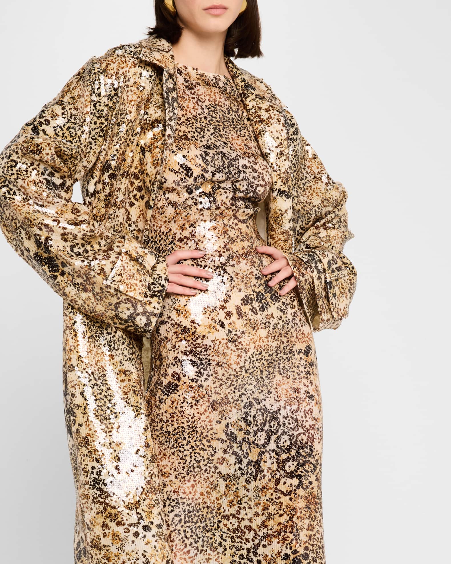Sequined Leopard Collection | Neiman Marcus