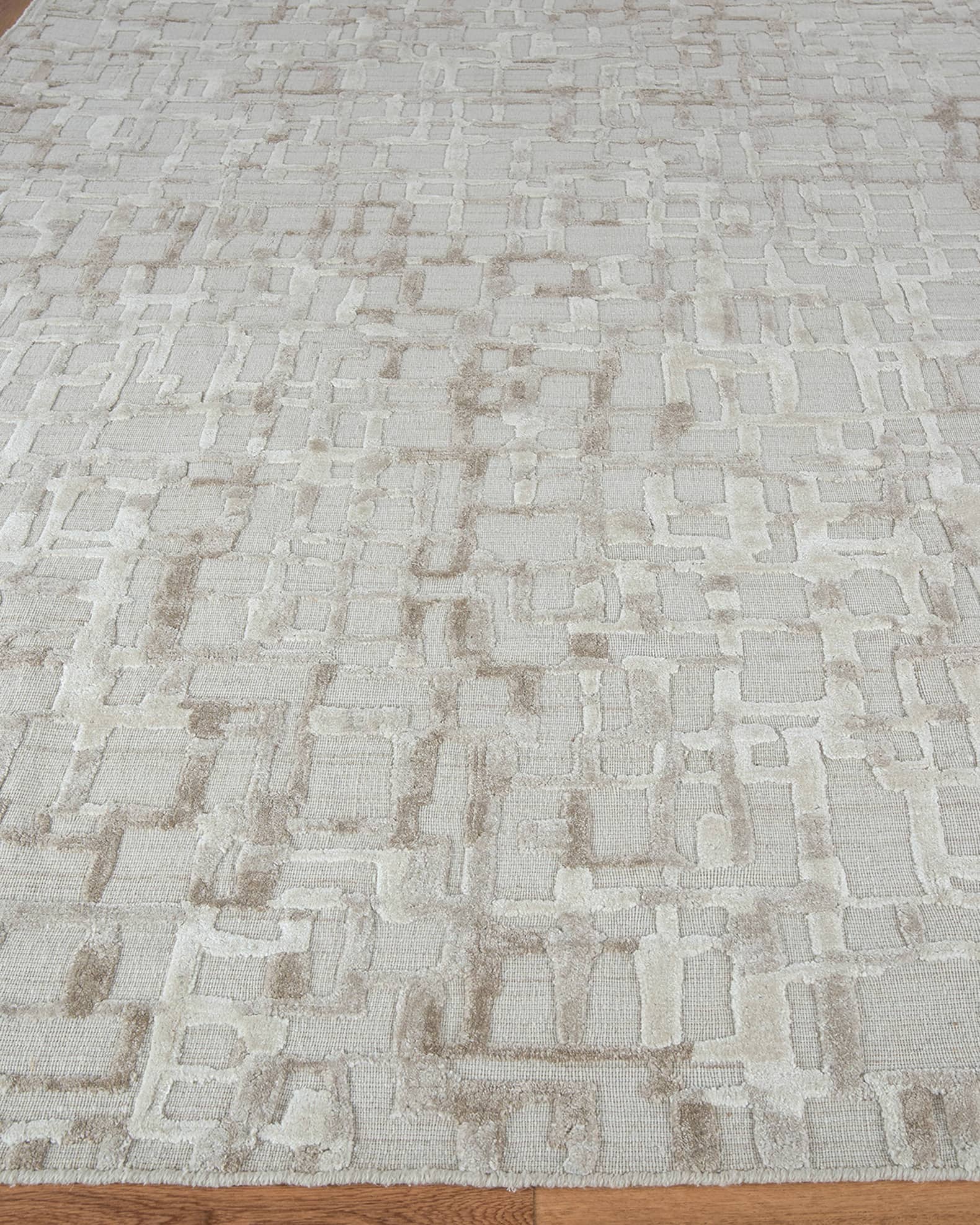 Vista Hand-Loomed Beige Rug | Neiman Marcus