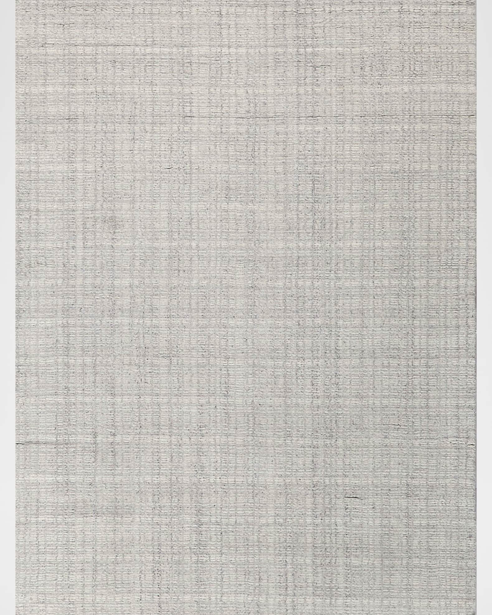 Alpine Hand-Loomed Gray & Ivory Rug | Neiman Marcus