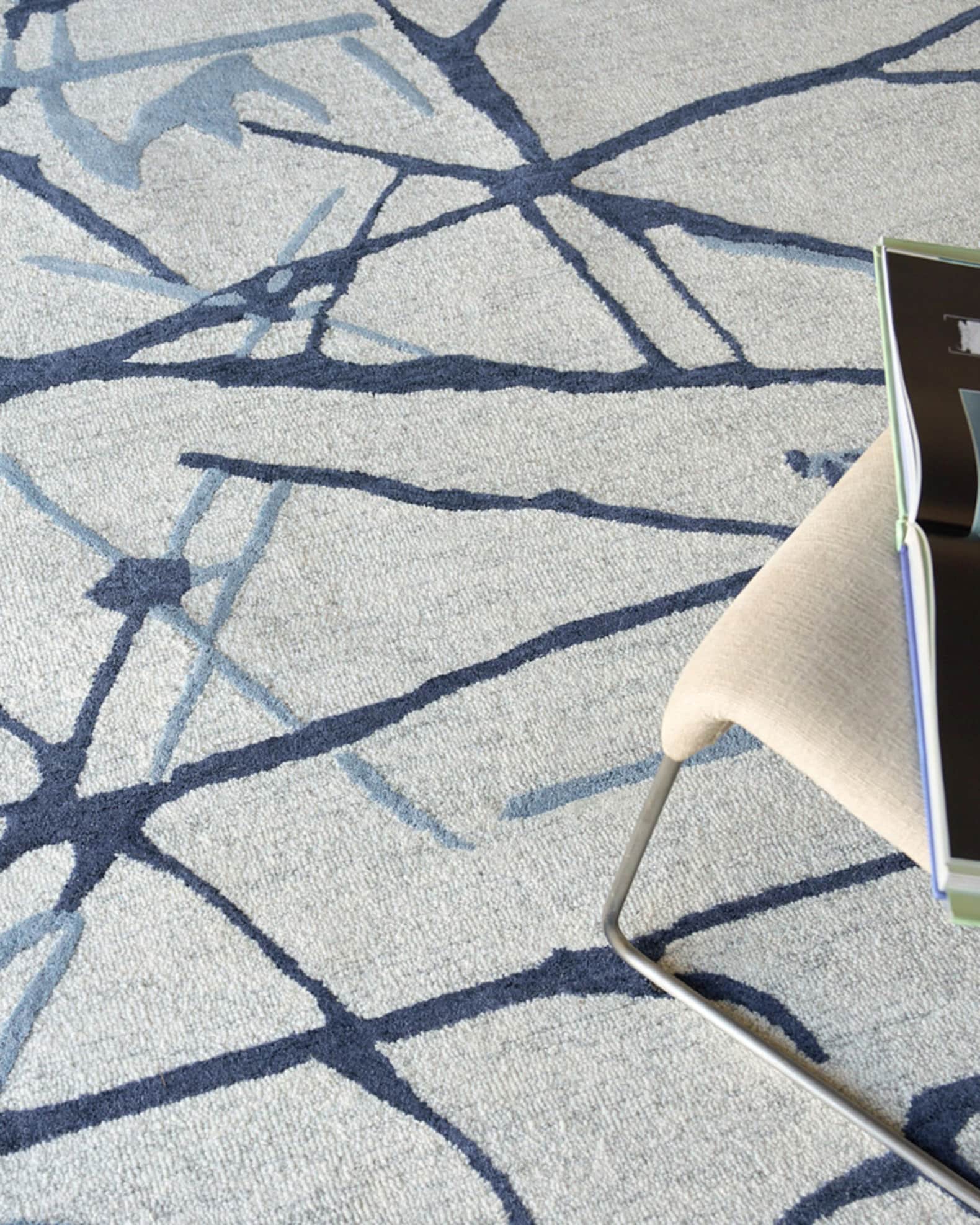 Mystic Hand-Tufted Navy Rug | Neiman Marcus