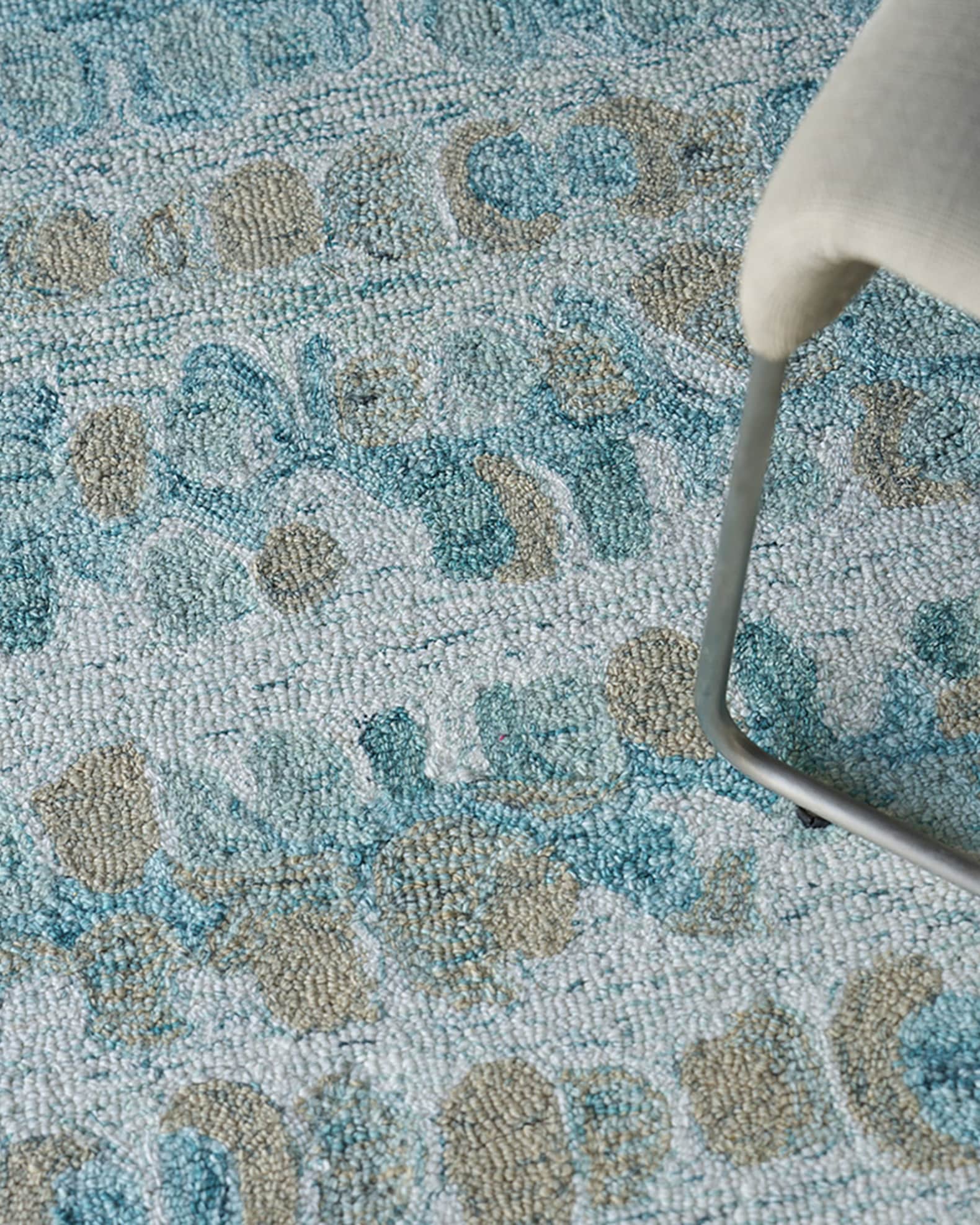 Colorplay Hand-Tufted Turquoise Rugs | Neiman Marcus